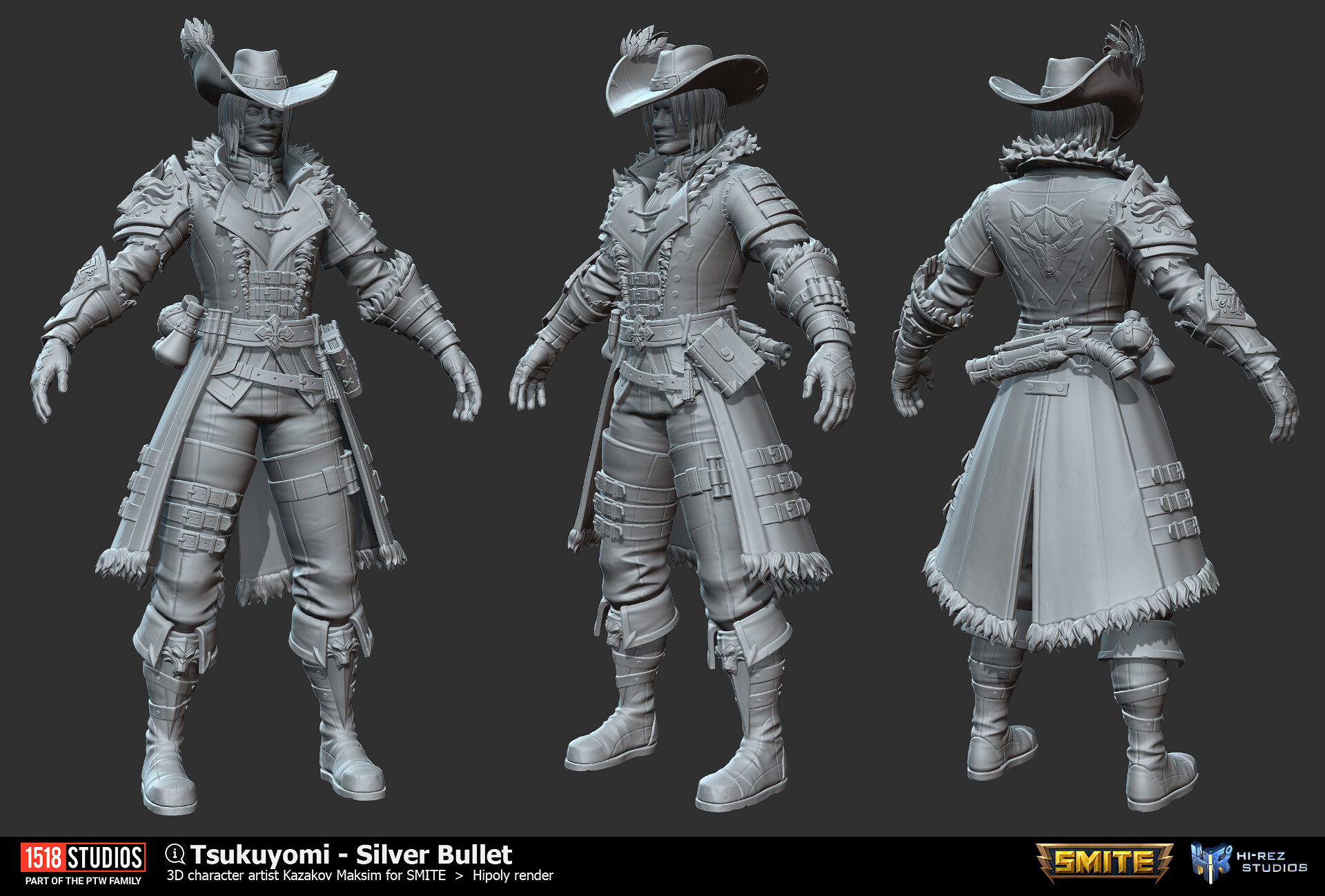 Maksim Kazakov - SMITE - Tsukuyomi - Silver Bullet