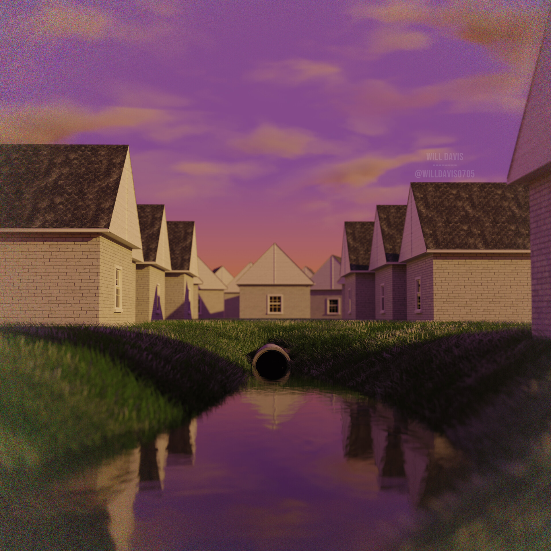 ArtStation - Liminal Neighborhood