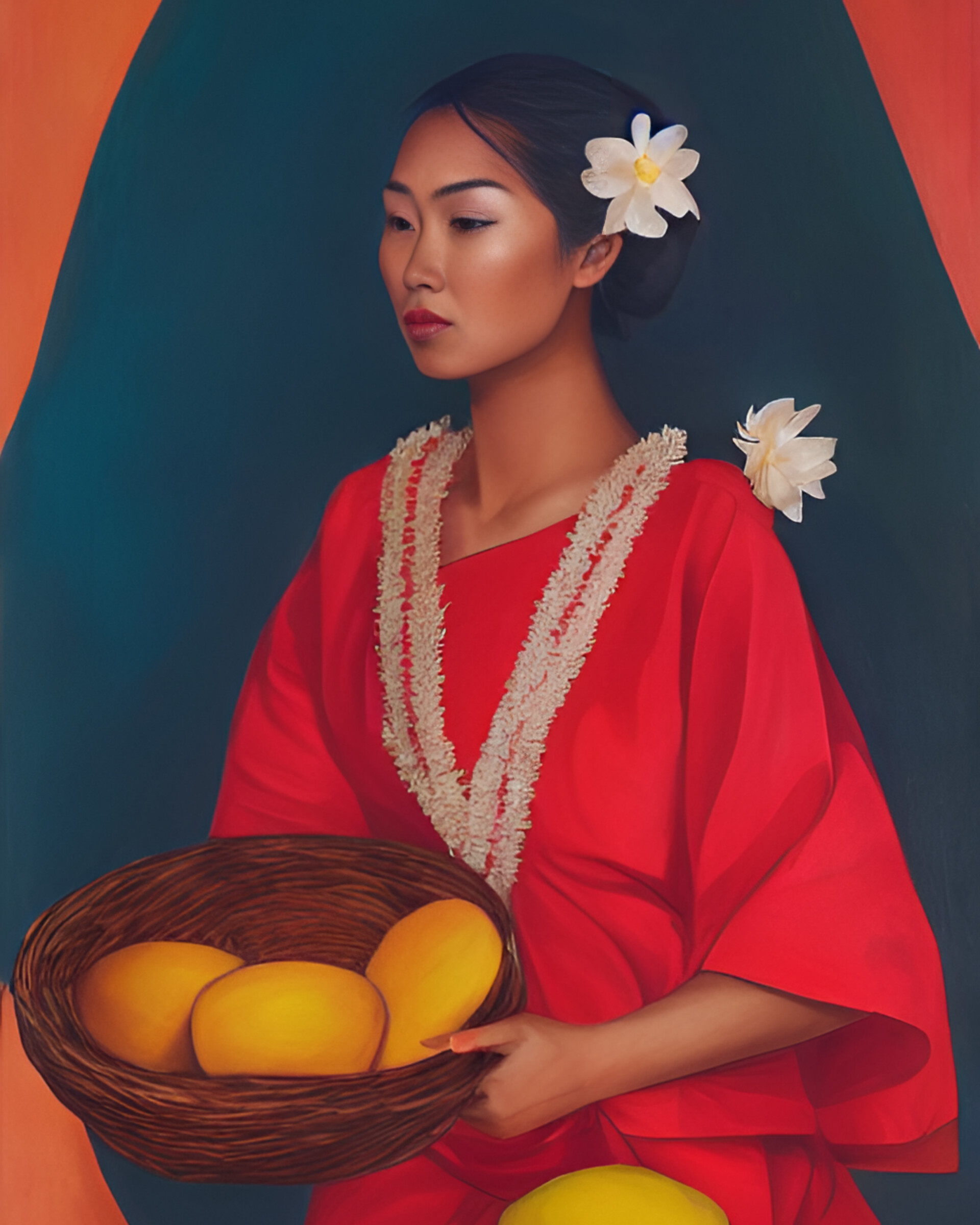 ArtStation - Basket With Mangos