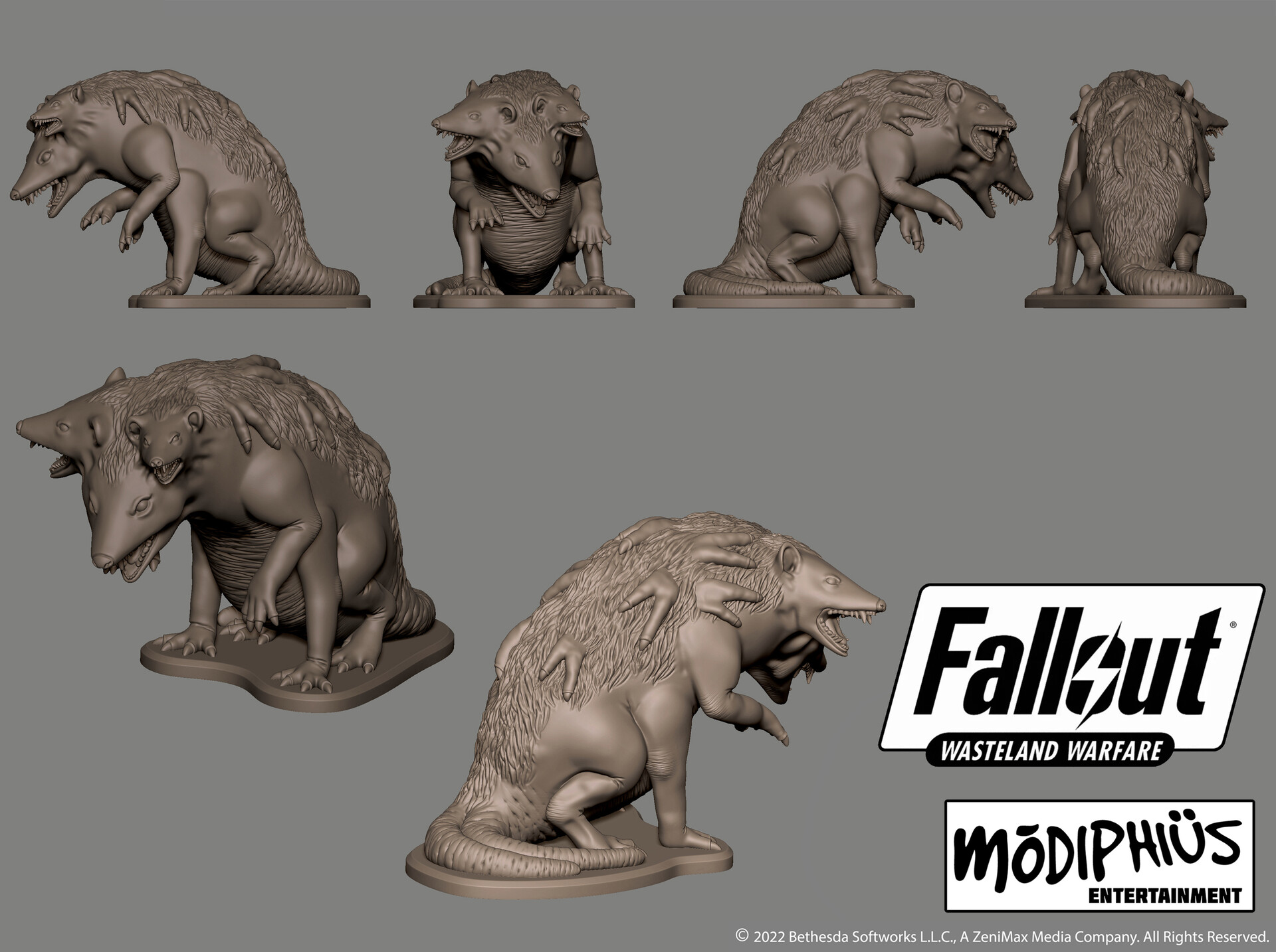 Sean H Bullough - Fallout - Wasteland Warfare - Wasteland Creatures ...