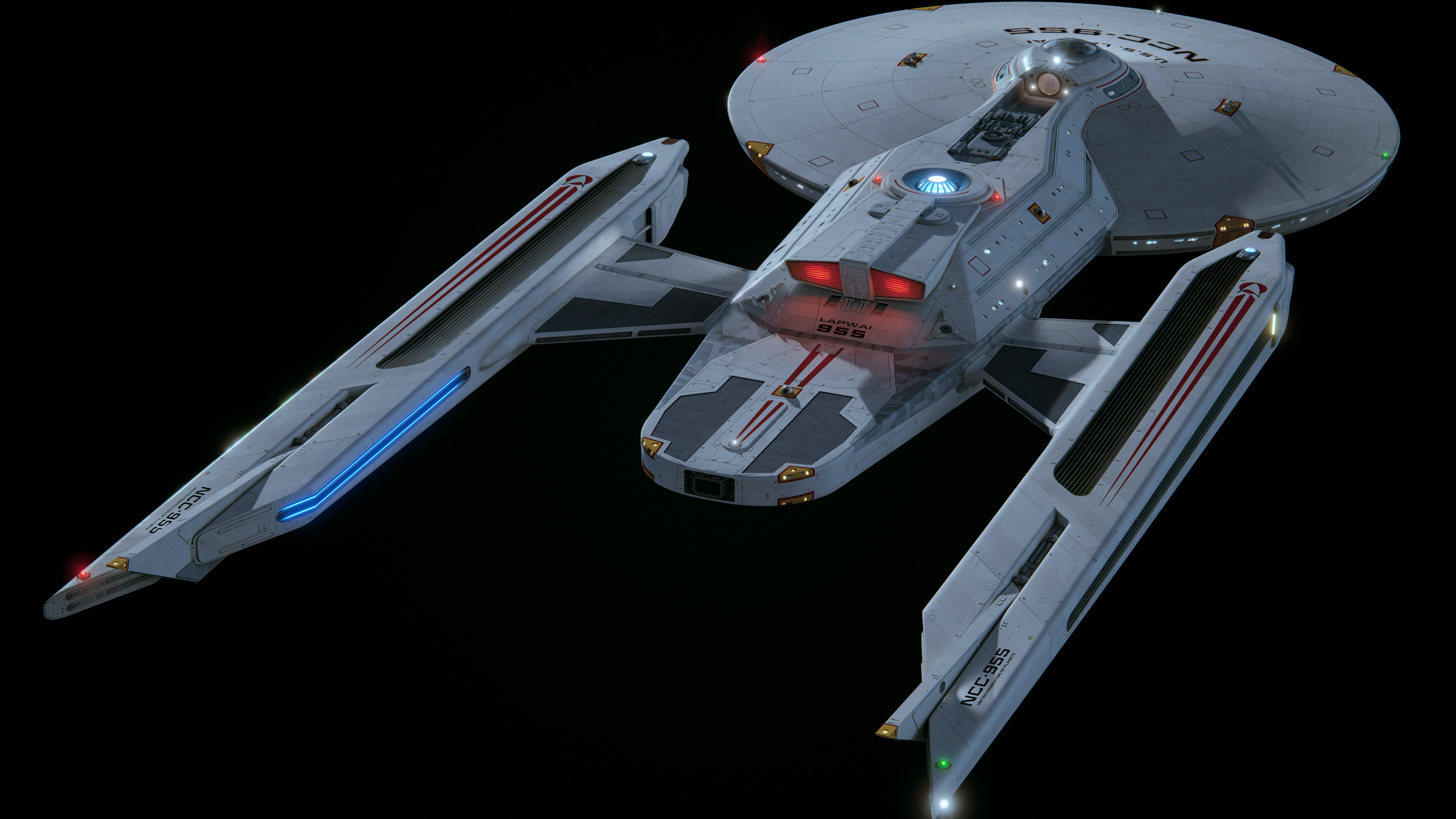 Howard Day - The USS Lawpai (NCC-955) takes on a Klingon Bird of Prey!