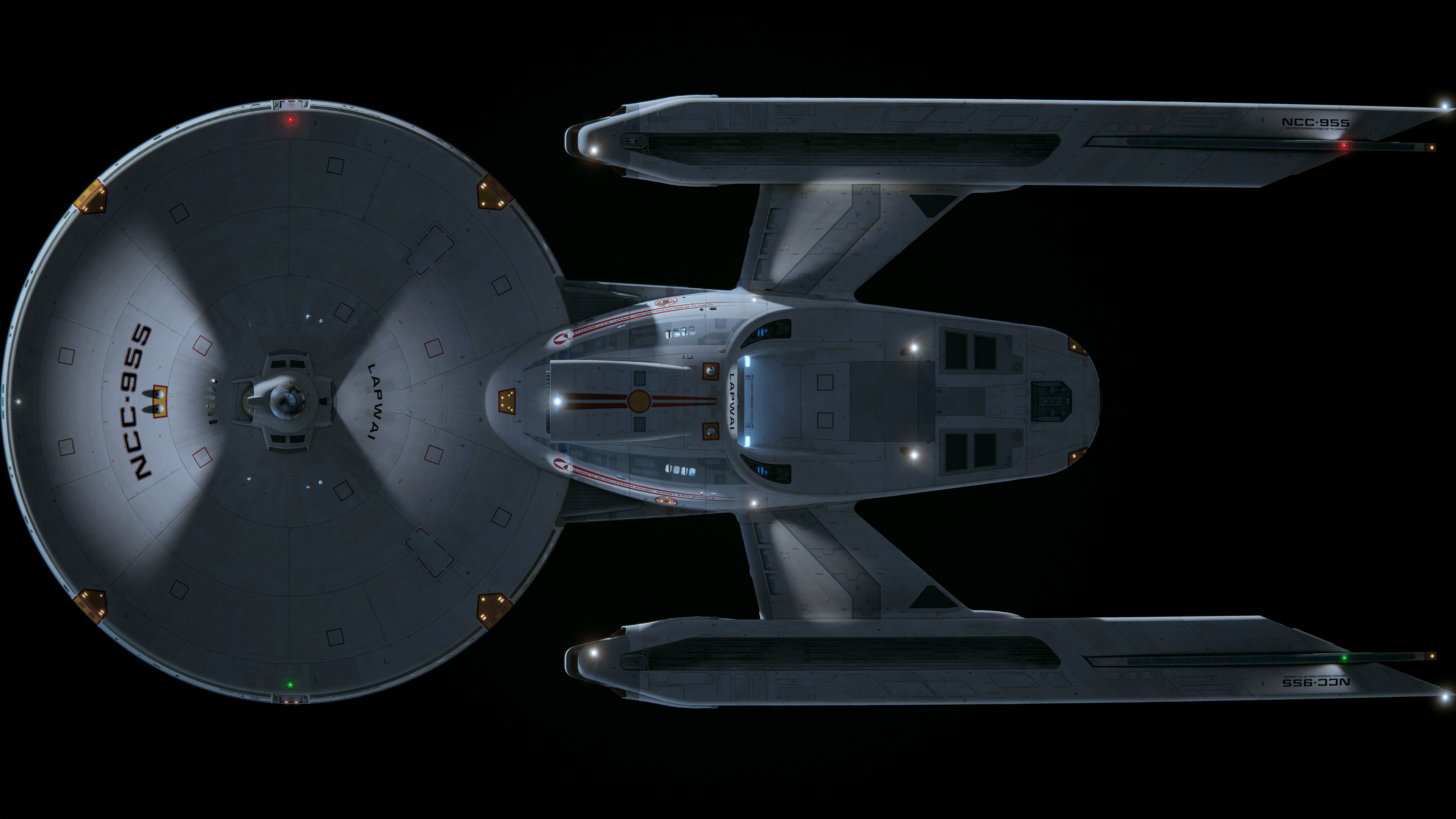 Howard Day - The USS Lawpai (NCC-955) takes on a Klingon Bird of Prey!