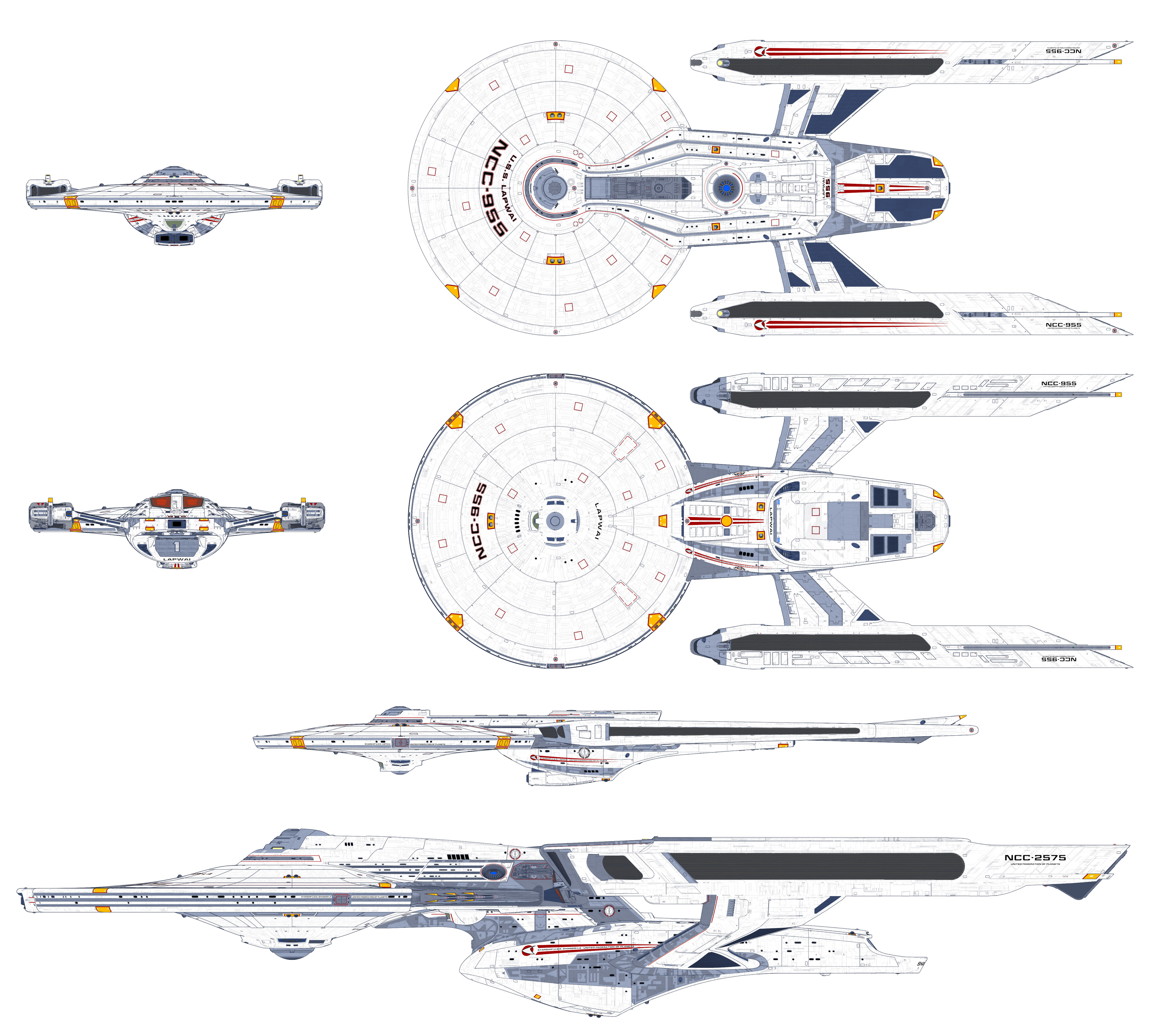 Howard Day - The USS Lawpai (NCC-955) takes on a Klingon Bird of Prey!