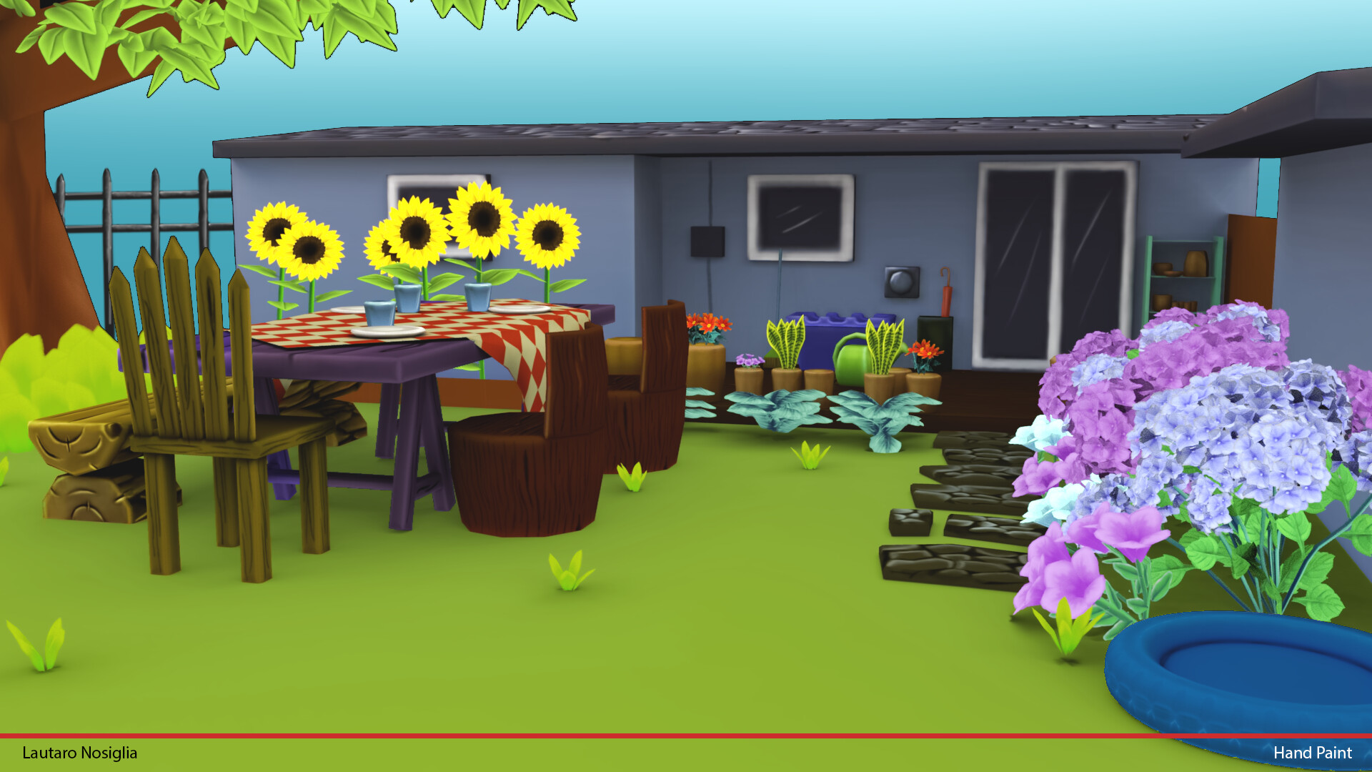 ArtStation - Hand Painted Environment