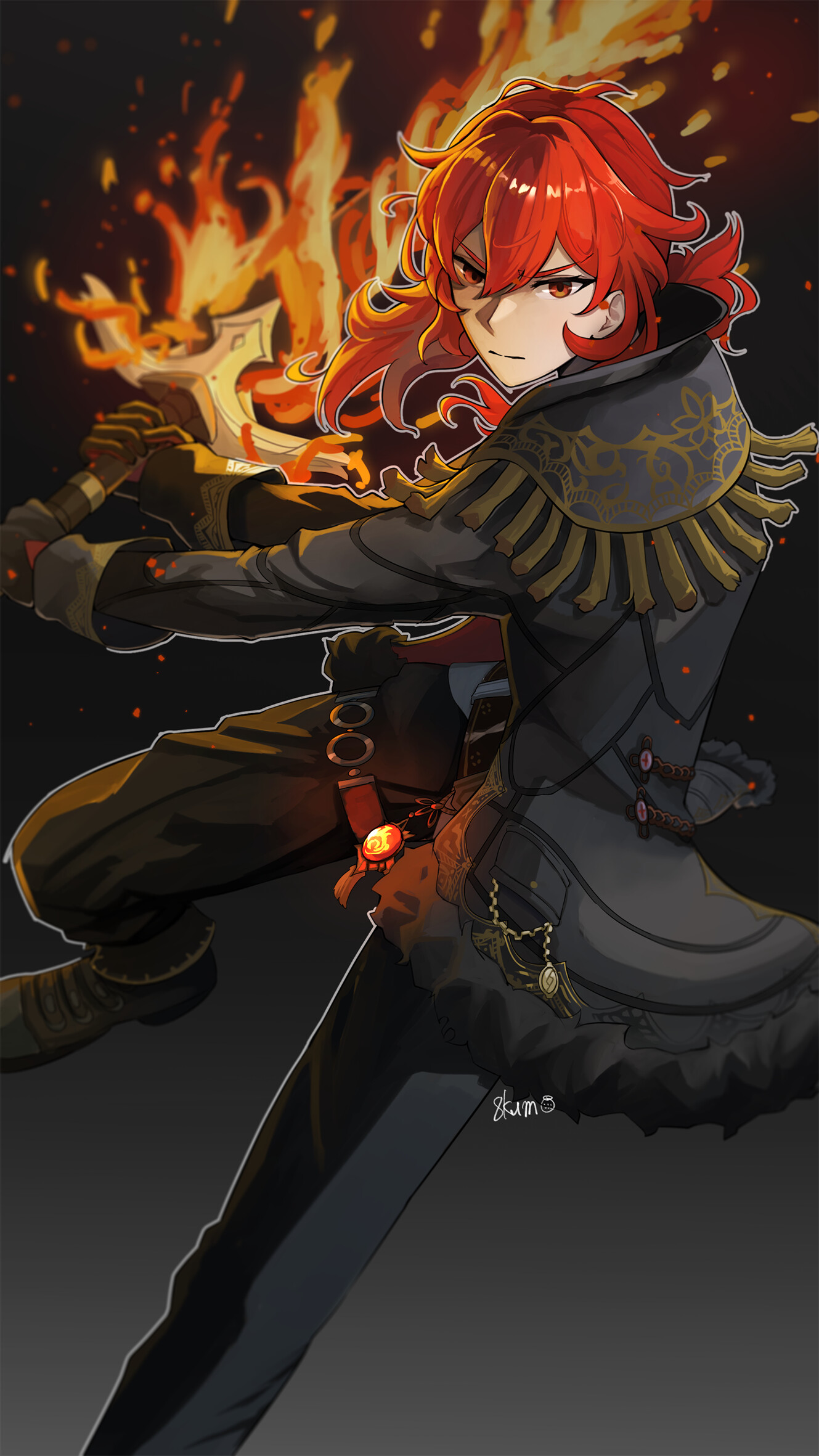 ArtStation - Genshin Diluc