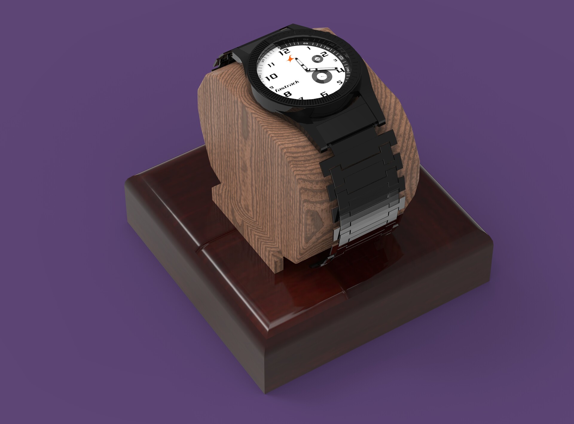 ArtStation - fastrack watch modeling and texturing in maya , keyshot ...