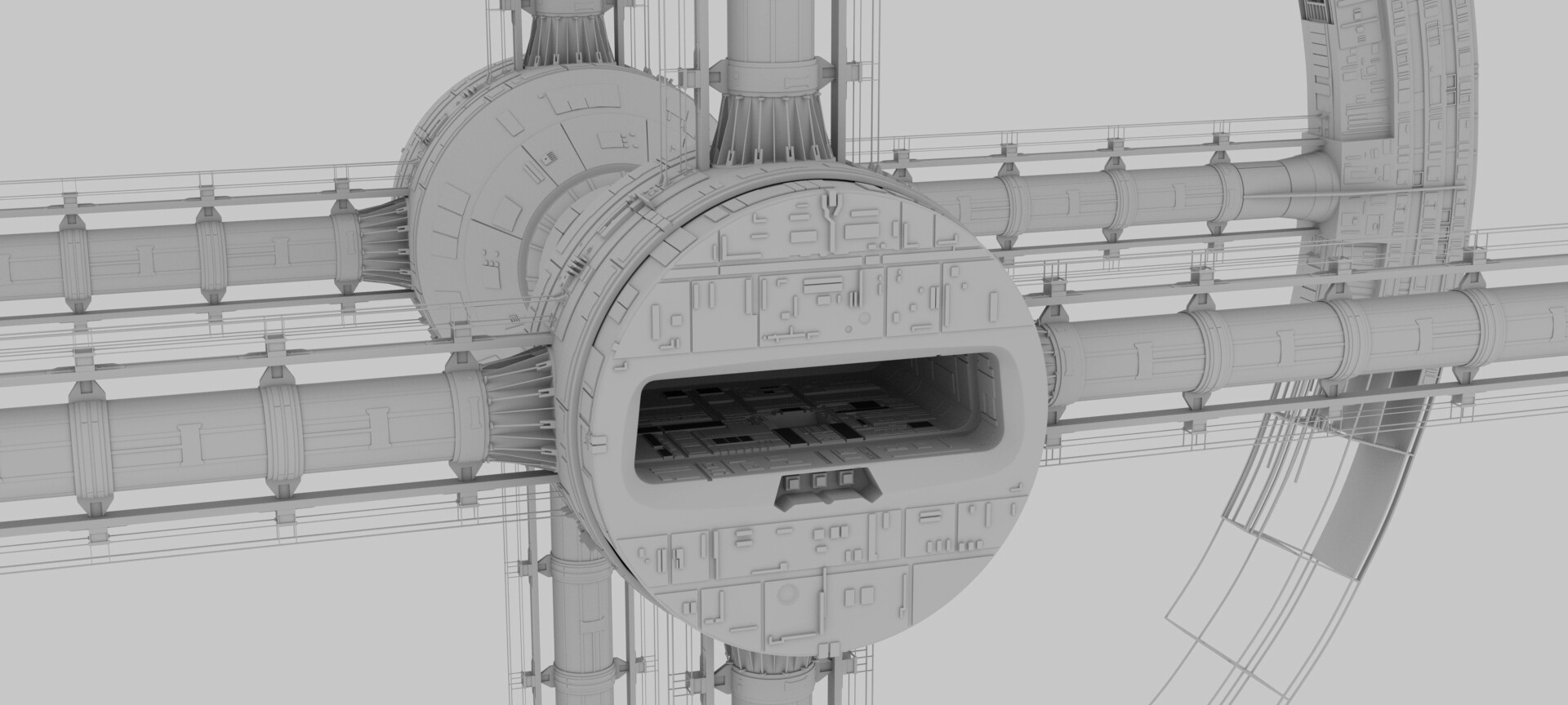 2001 Space Station Model
