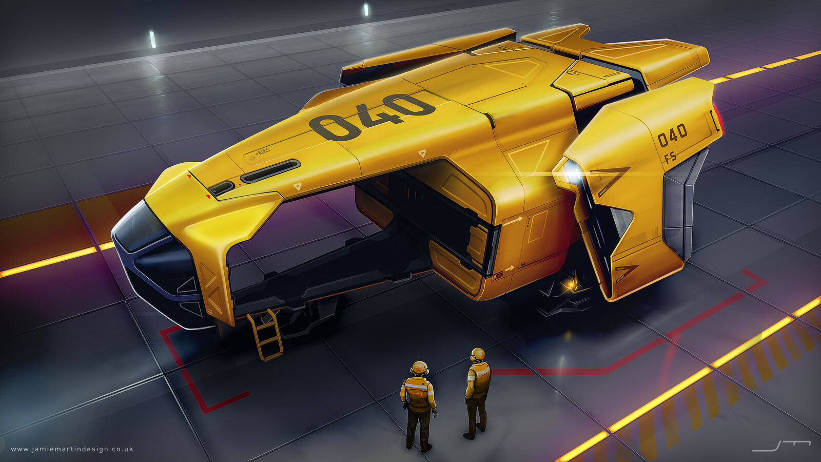 Jamie Martin - MCA-2B 'Camel' Heavy-Hauler Shuttle Craft - spaceship ...