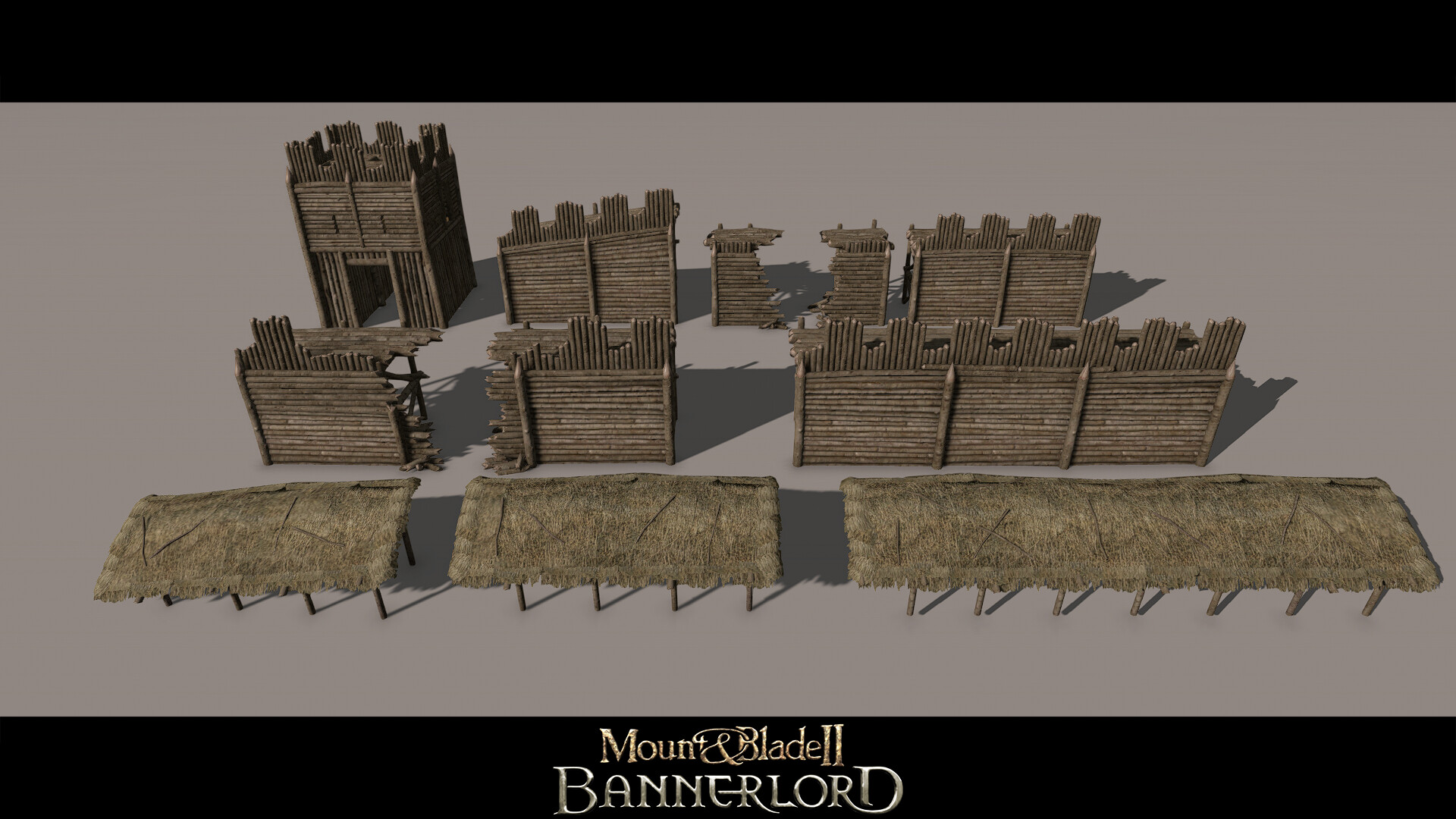 Gökhan Şahin - Mount & Blade II: Bannerlord - Battania Level 1 Wall Parts