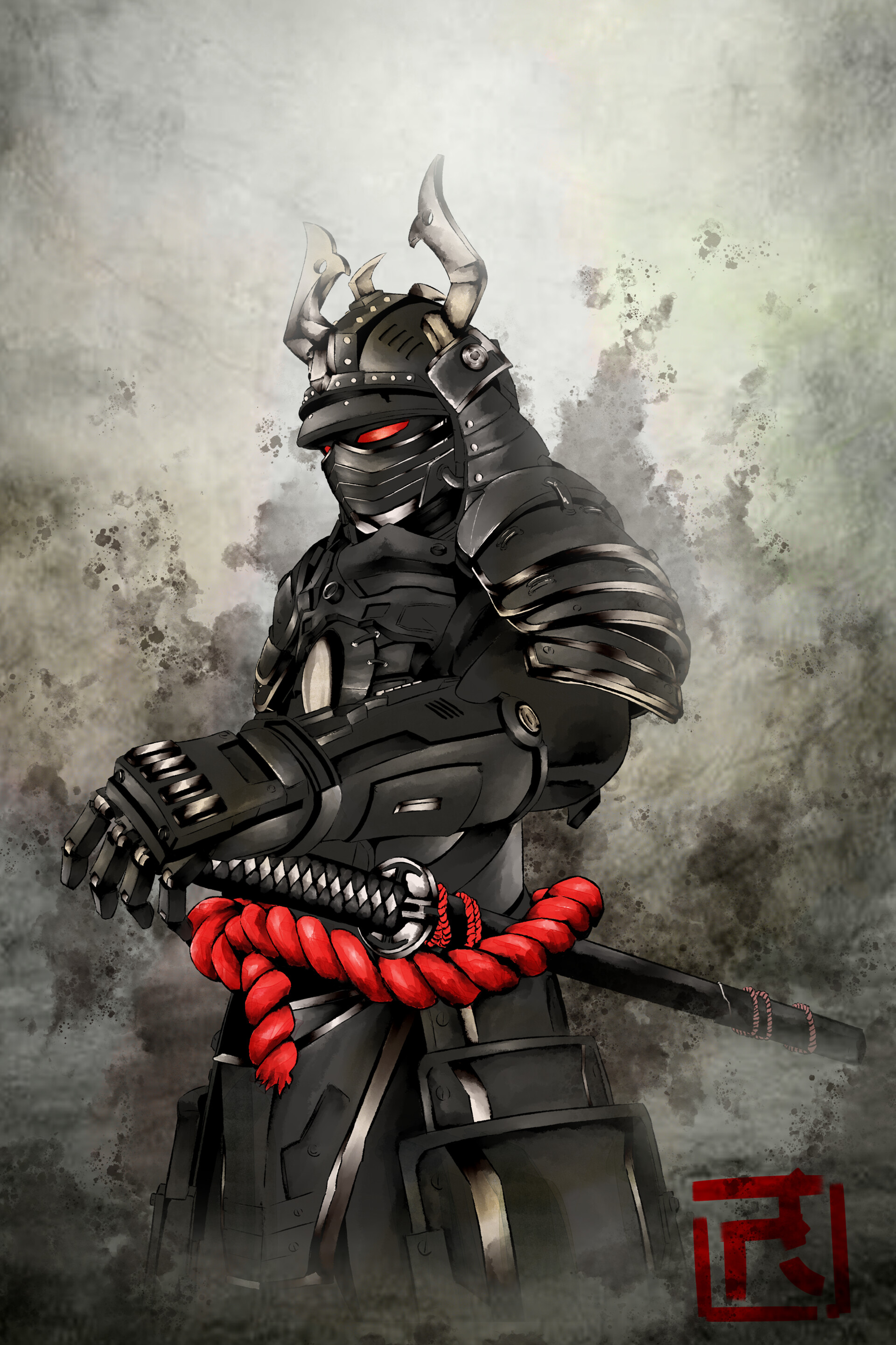 ArtStation - Onyx - the Iron Samurai