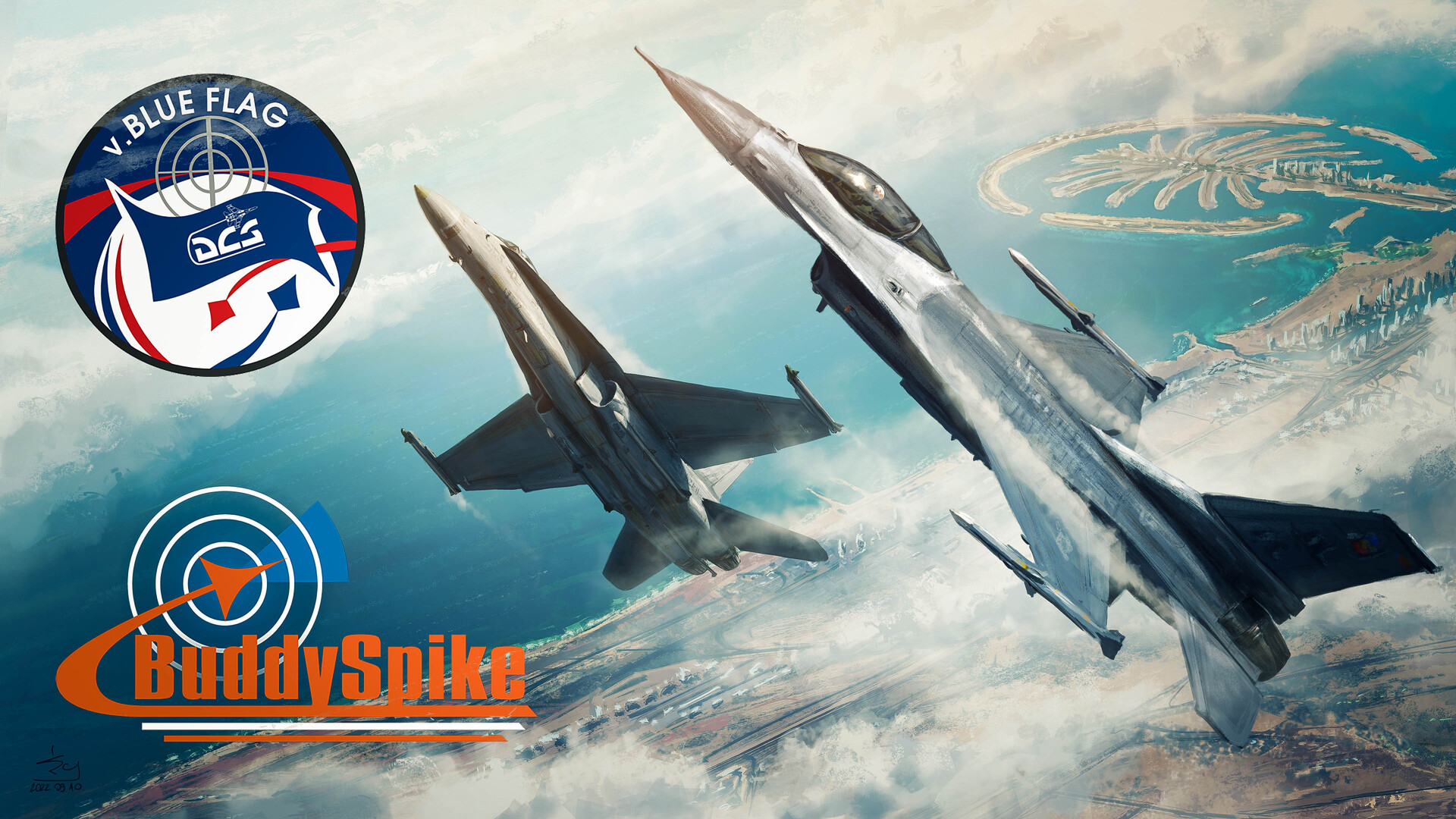 Artstation Cover Art Buddyspike Dcs World Pvp Multiplayer Server Persian Gulf Modern