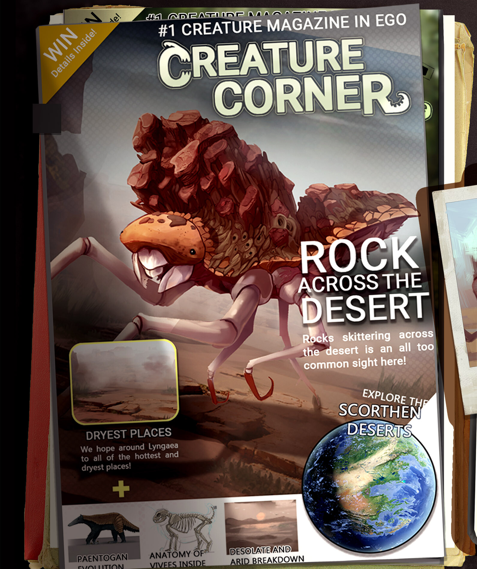 Pencil Equipped - Concepts, Creatures and More - Boulder Runner - LRF 39