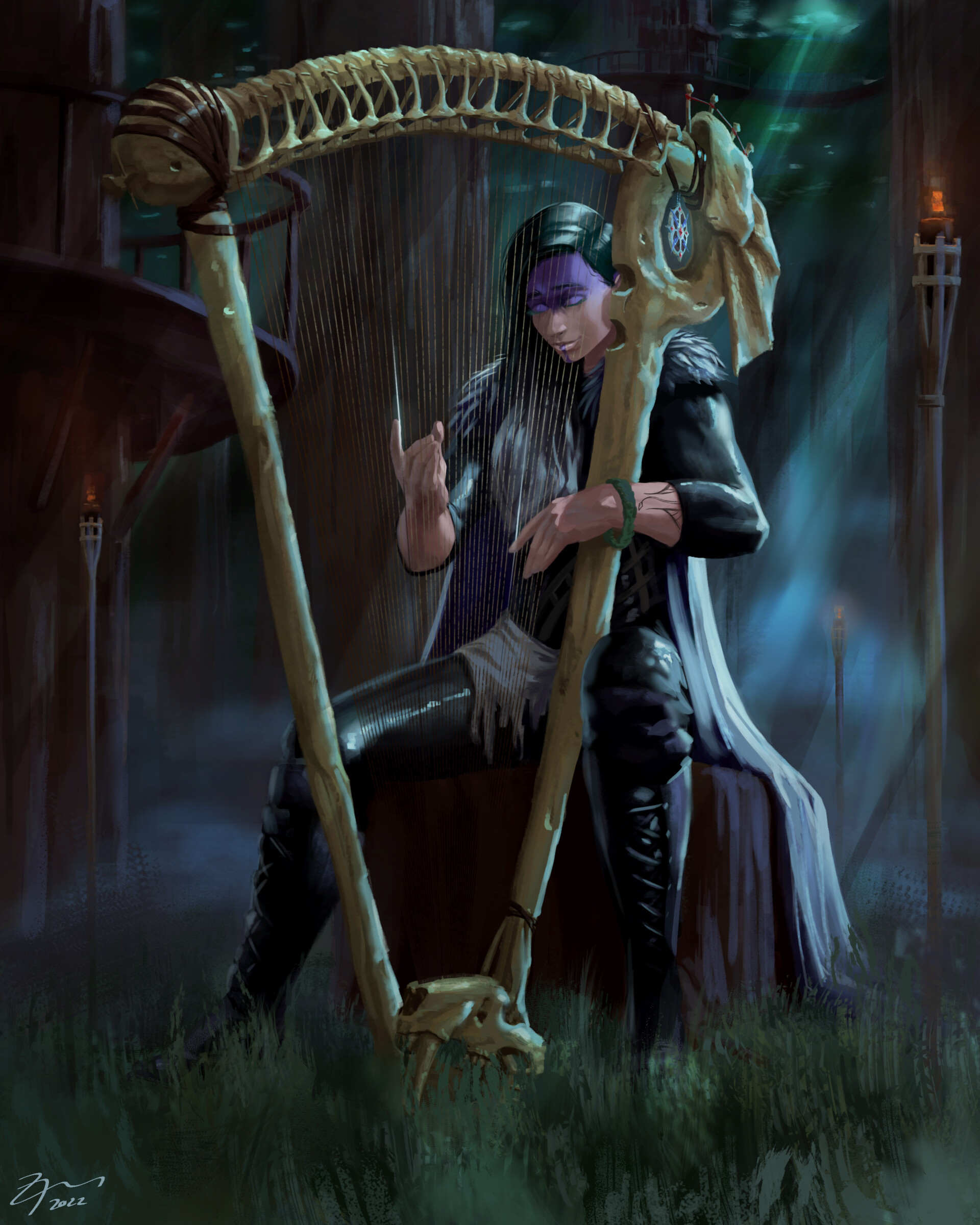 ArtStation - Yasha's harp solo (Critical Role)