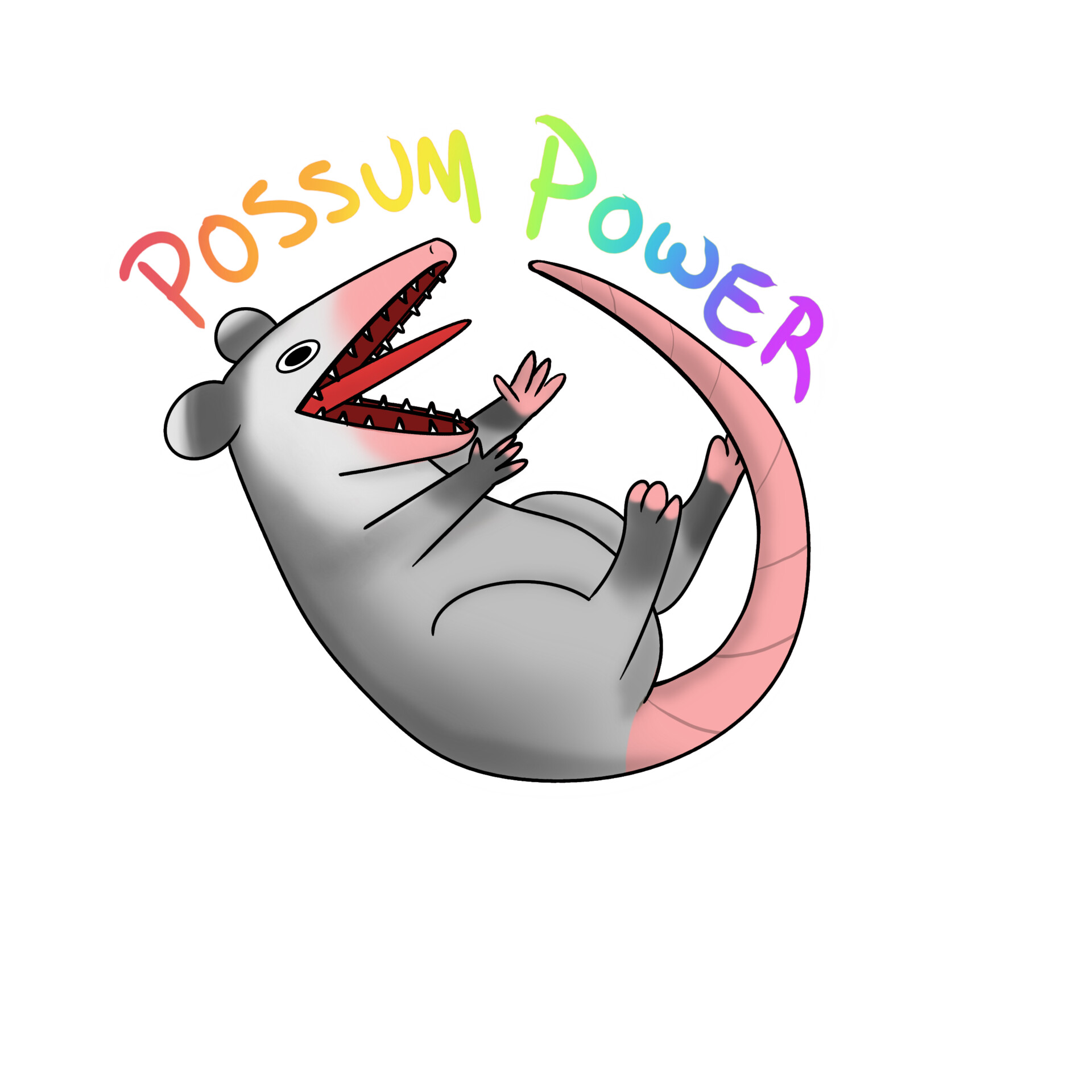 ArtStation - Rainbow Possum Power