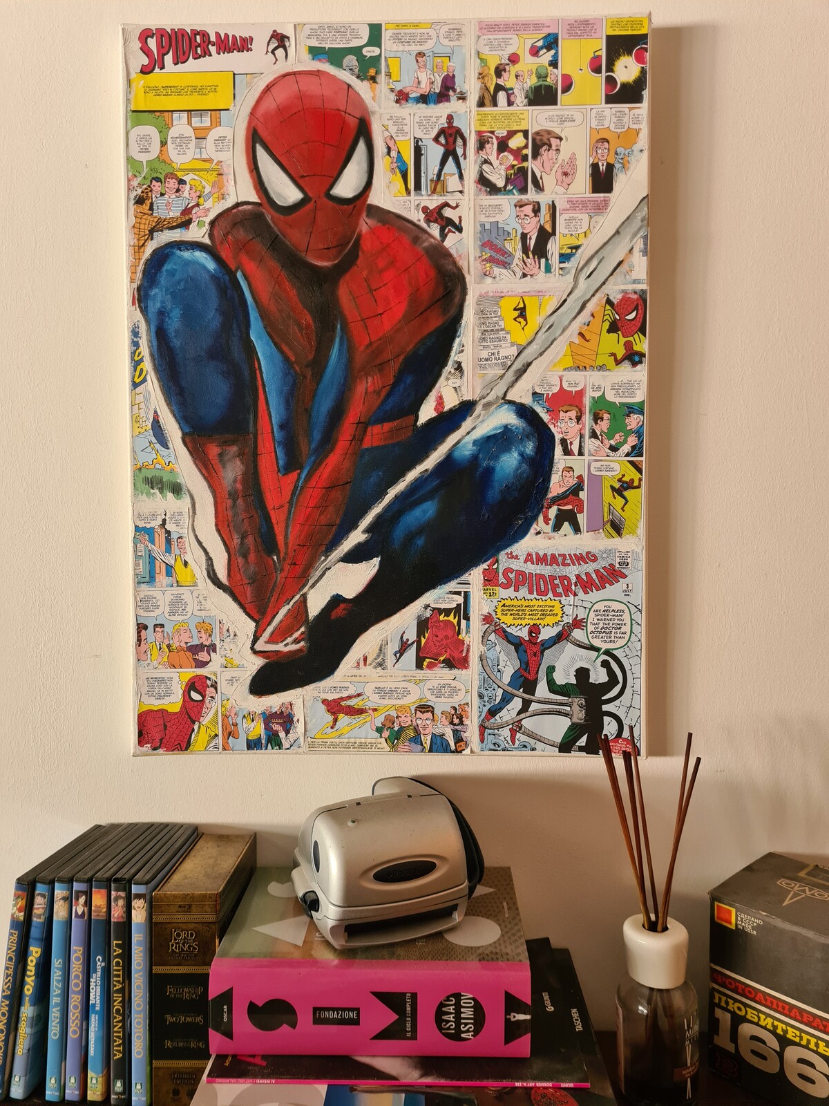 Federica Romanazzi - Spidey oil painting