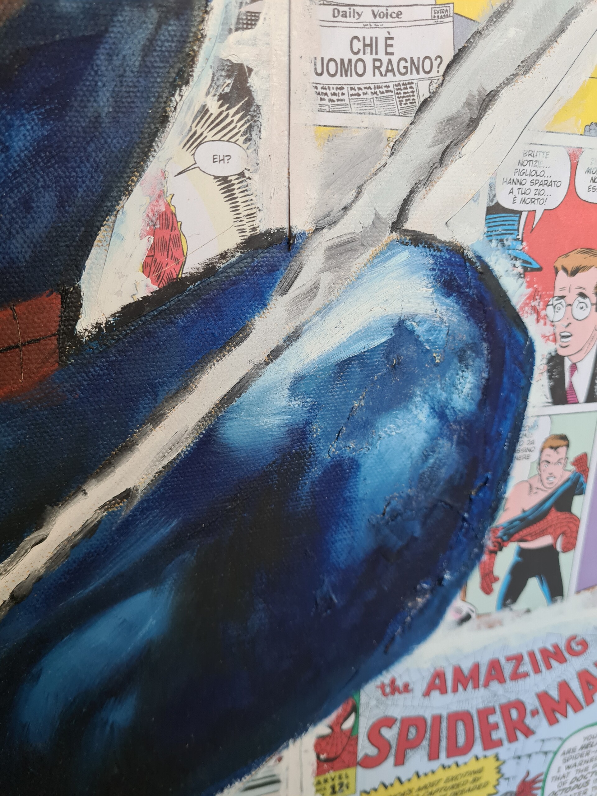 Federica Romanazzi - Spidey oil painting