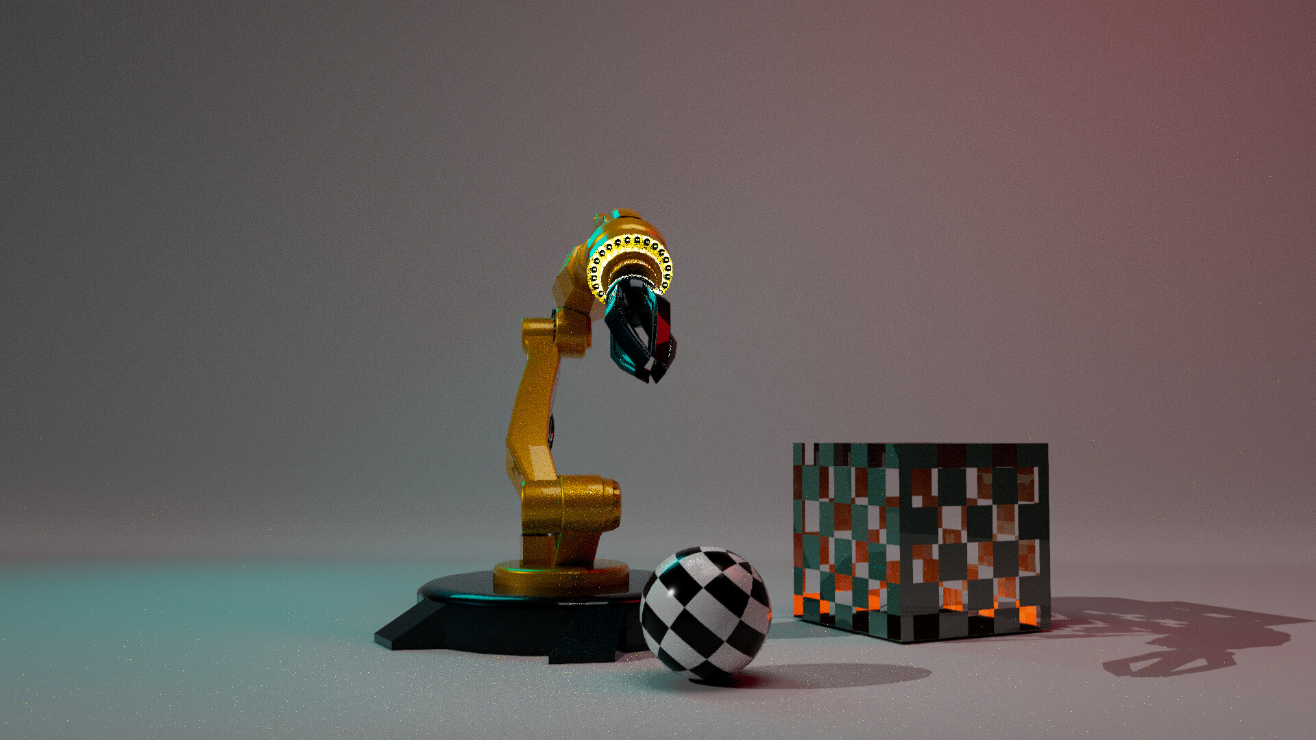 ArtStation - Robotic Arm 3D