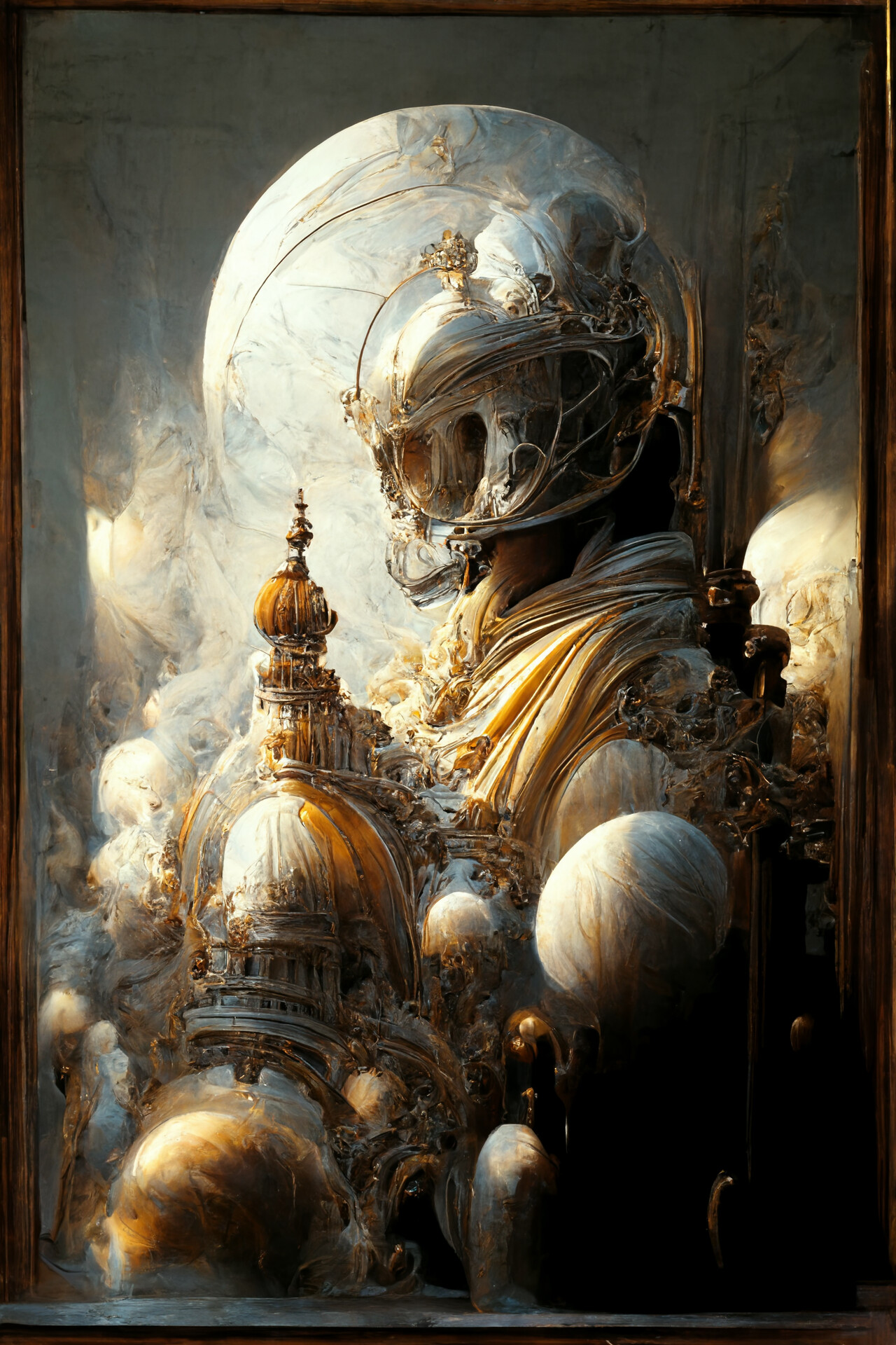 ArtStation - MidJourney Baroque Astronauts