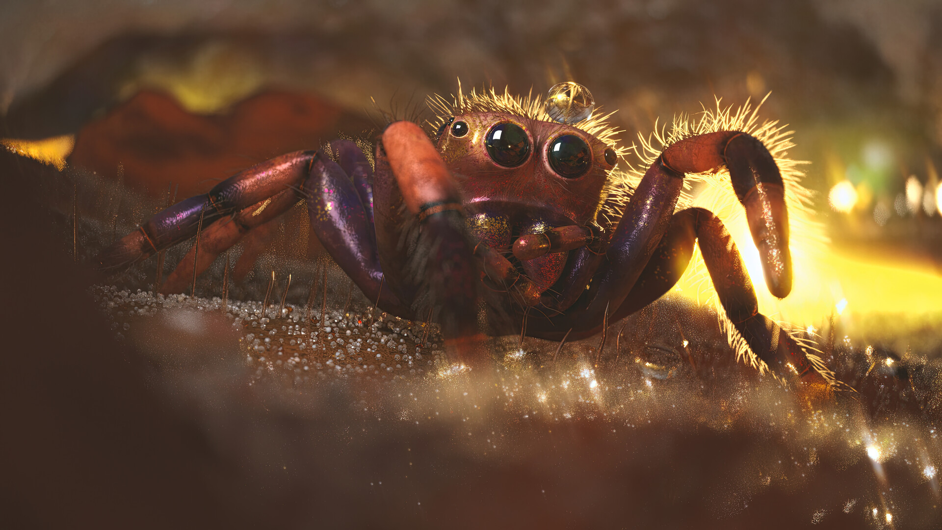 TheVoodooMaster - Full CGI Jumping Spider