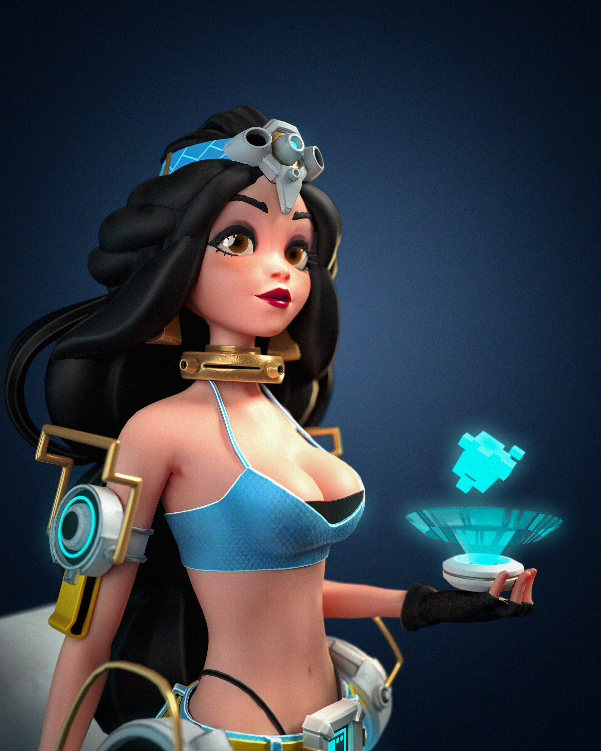 ArtStation - Cyber Jasmine
