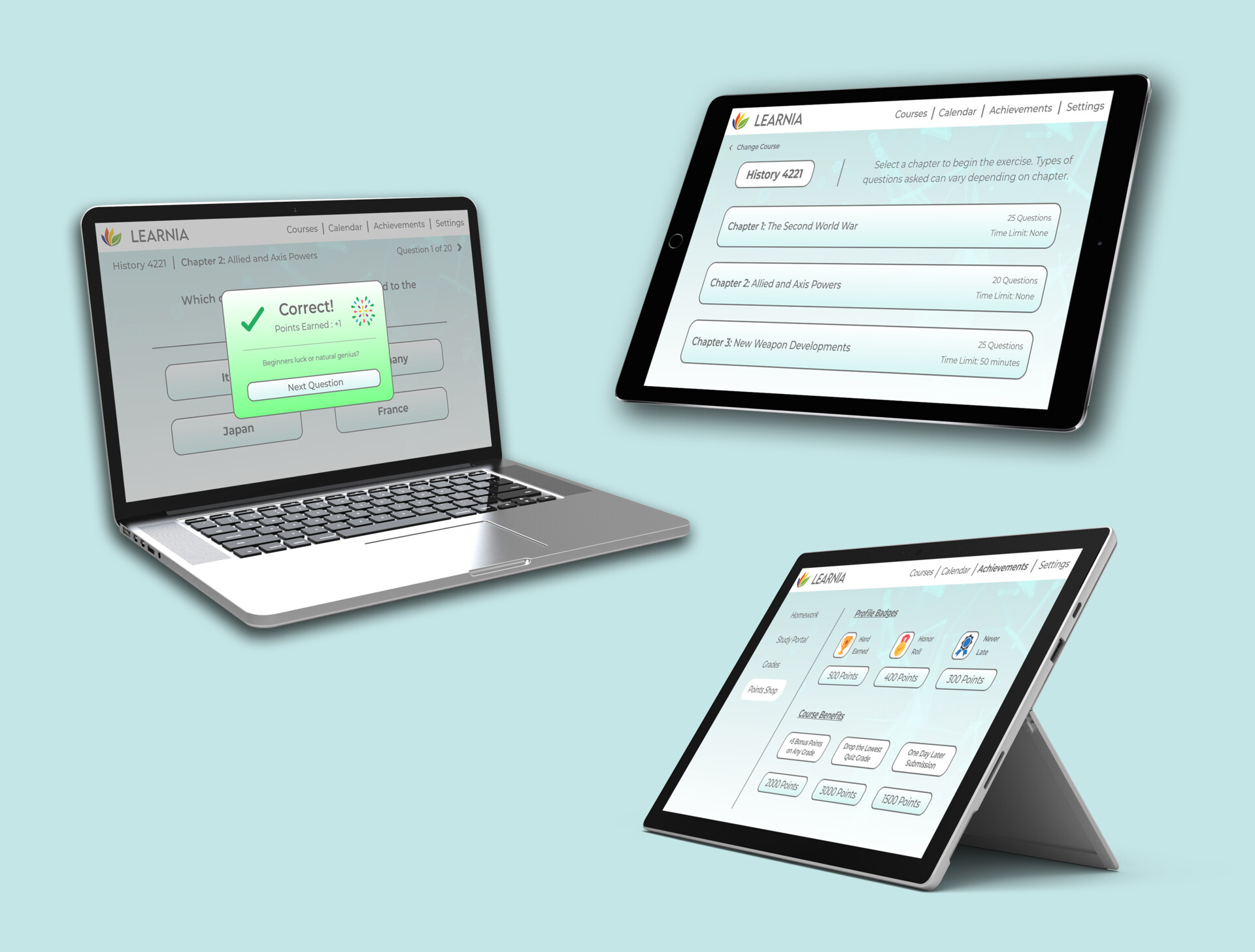 Caleb Ferry - Learnia Prototype