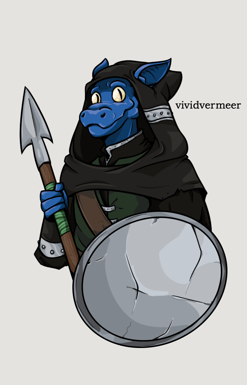 ArtStation - Playing Card Commission - Kobold