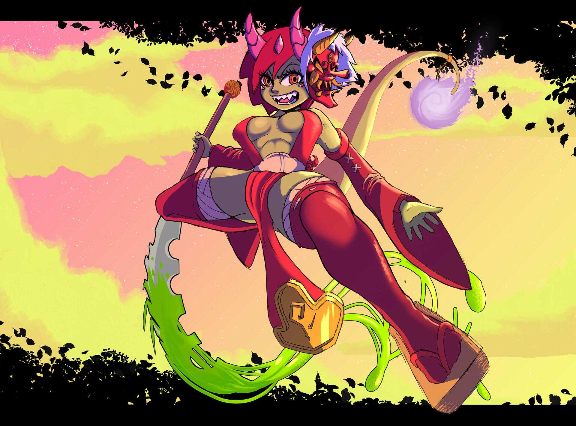 ArtStation - Blade Demon Poison Dance