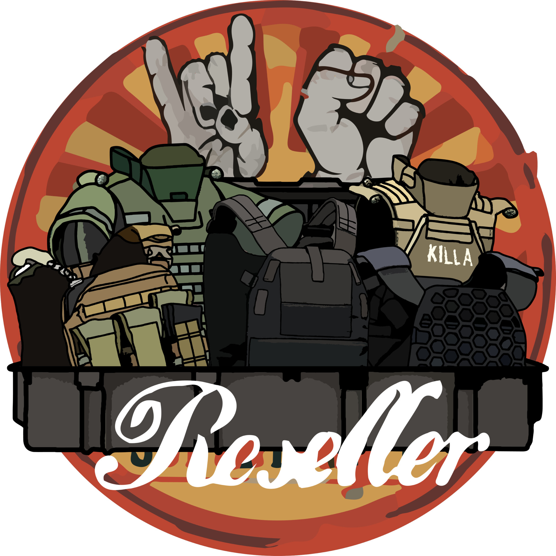 ArtStation - Tarkov Combat Patches design - "Grenade Launcher" and ...