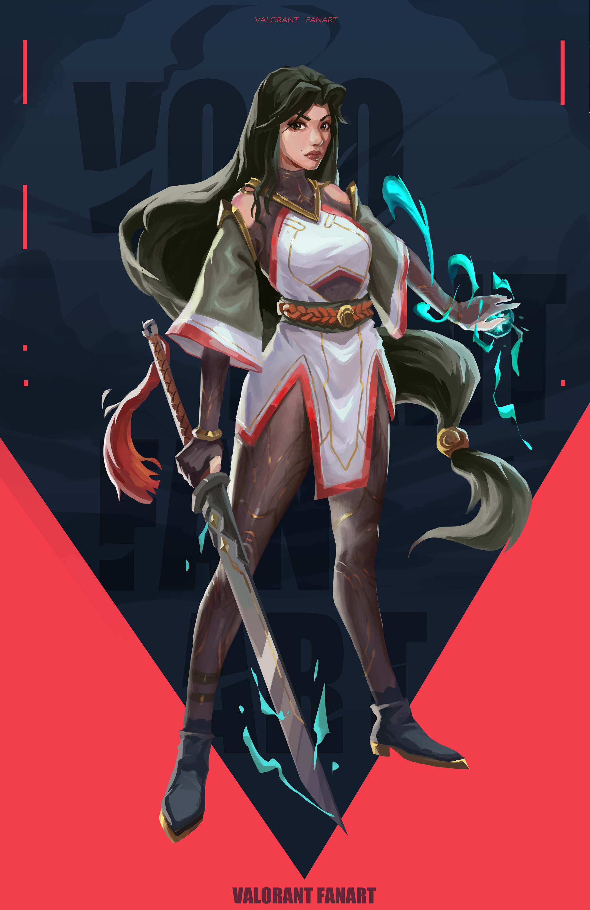 ArtStation - Valorant fan art，THE NEW AGENT -"YuLin"