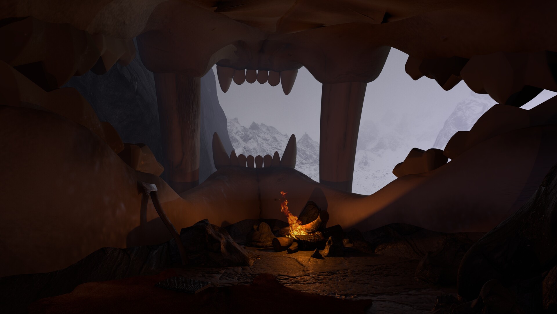 ArtStation - Cave Environment Modelling