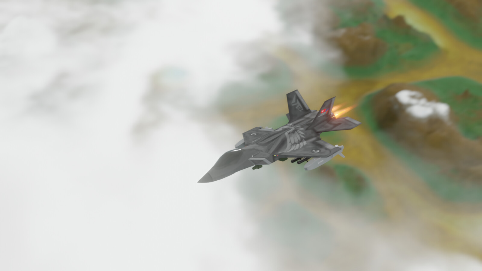 özcan ÖZALTIN - MMU KAAN - TFX C100 - TURKISH FIGHTER X - Animation