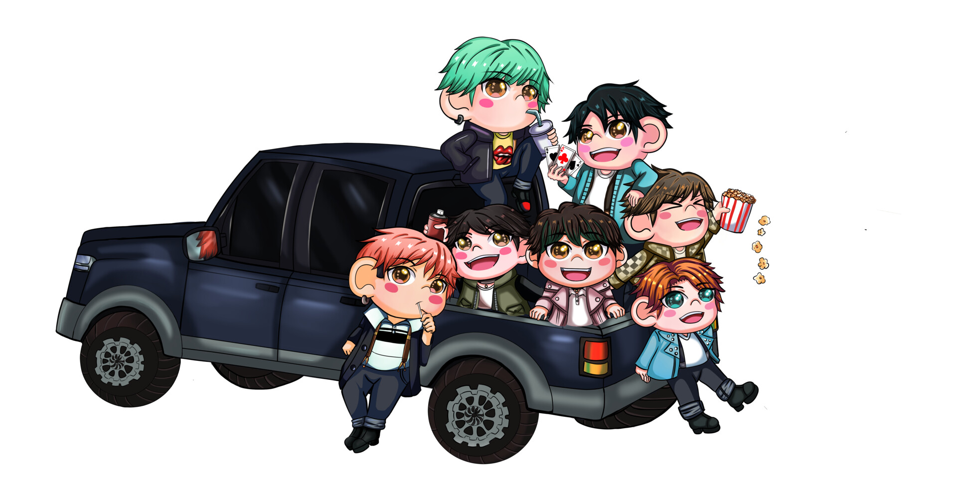 Artstation Bts Chibi
