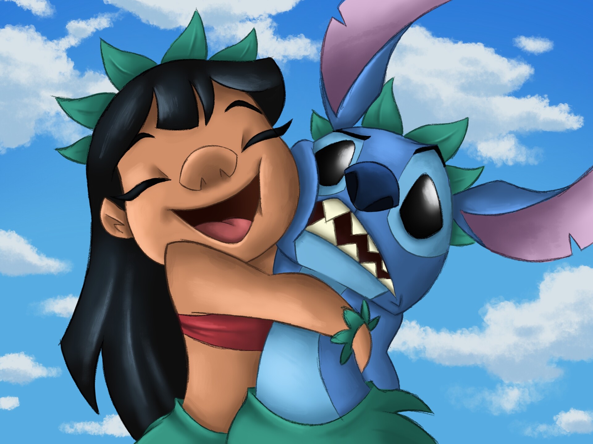 ArtStation - Lillian and stitch