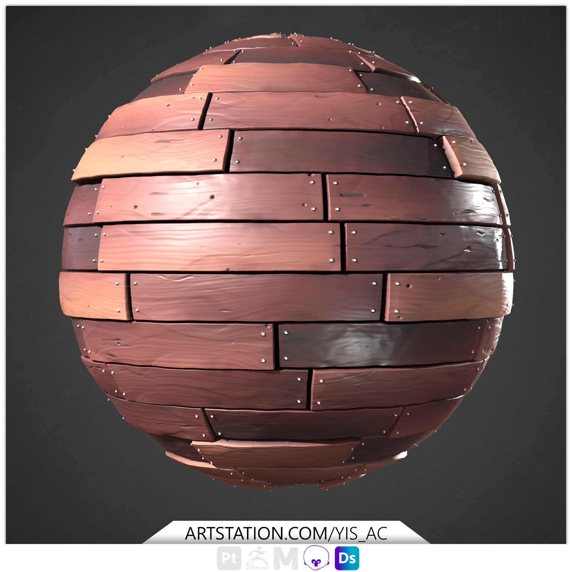 ArtStation - Texture: Wooden Wall