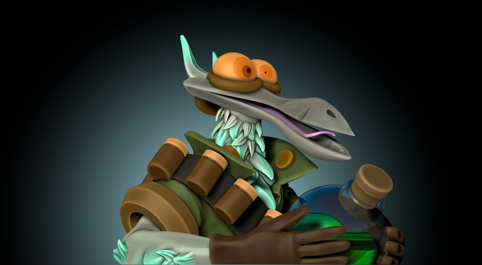 ArtStation - Potion Maker - 3D FanArt