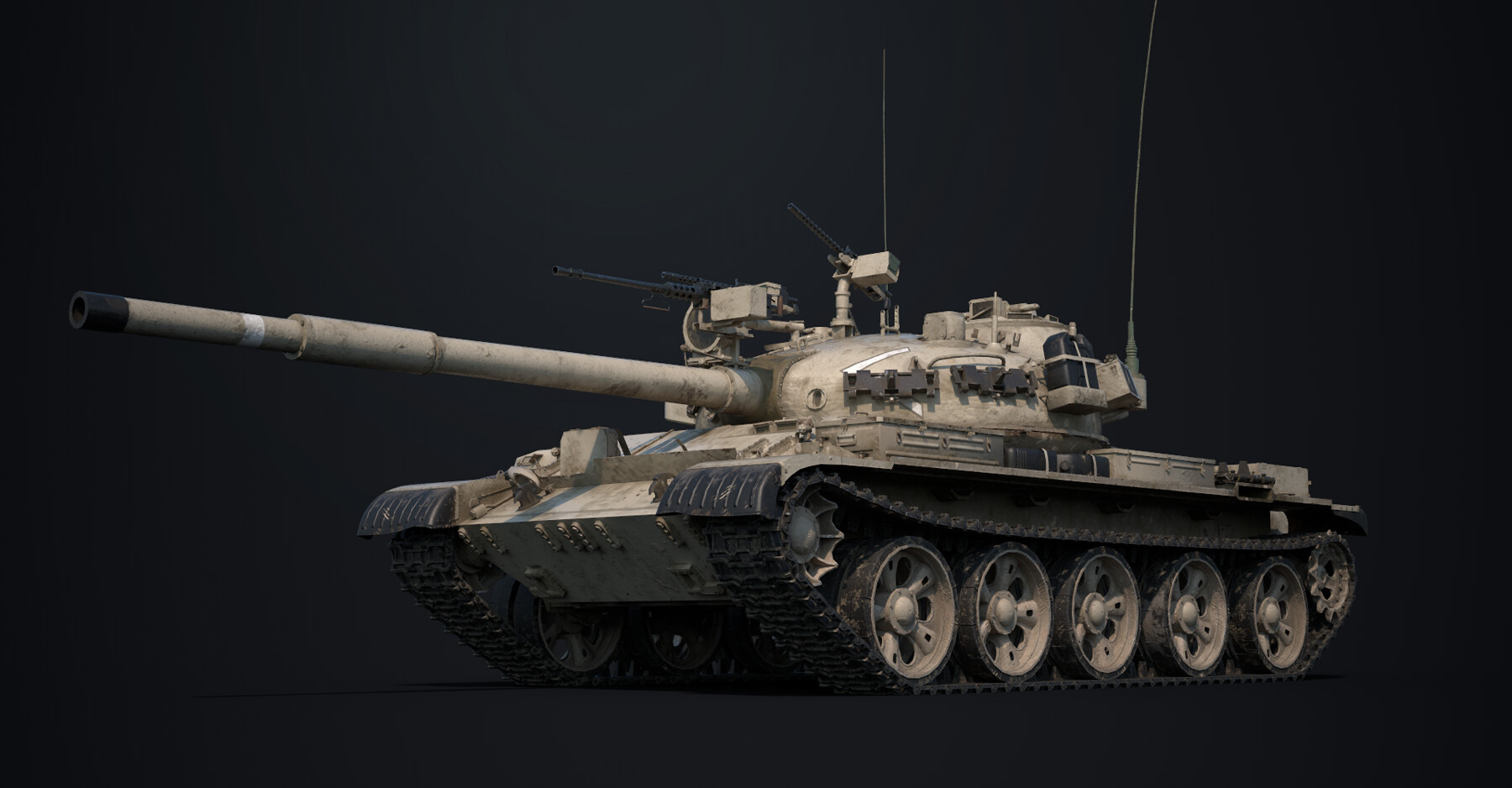 ArtStation - Tiran-6 [T-62 IDF Mod.]