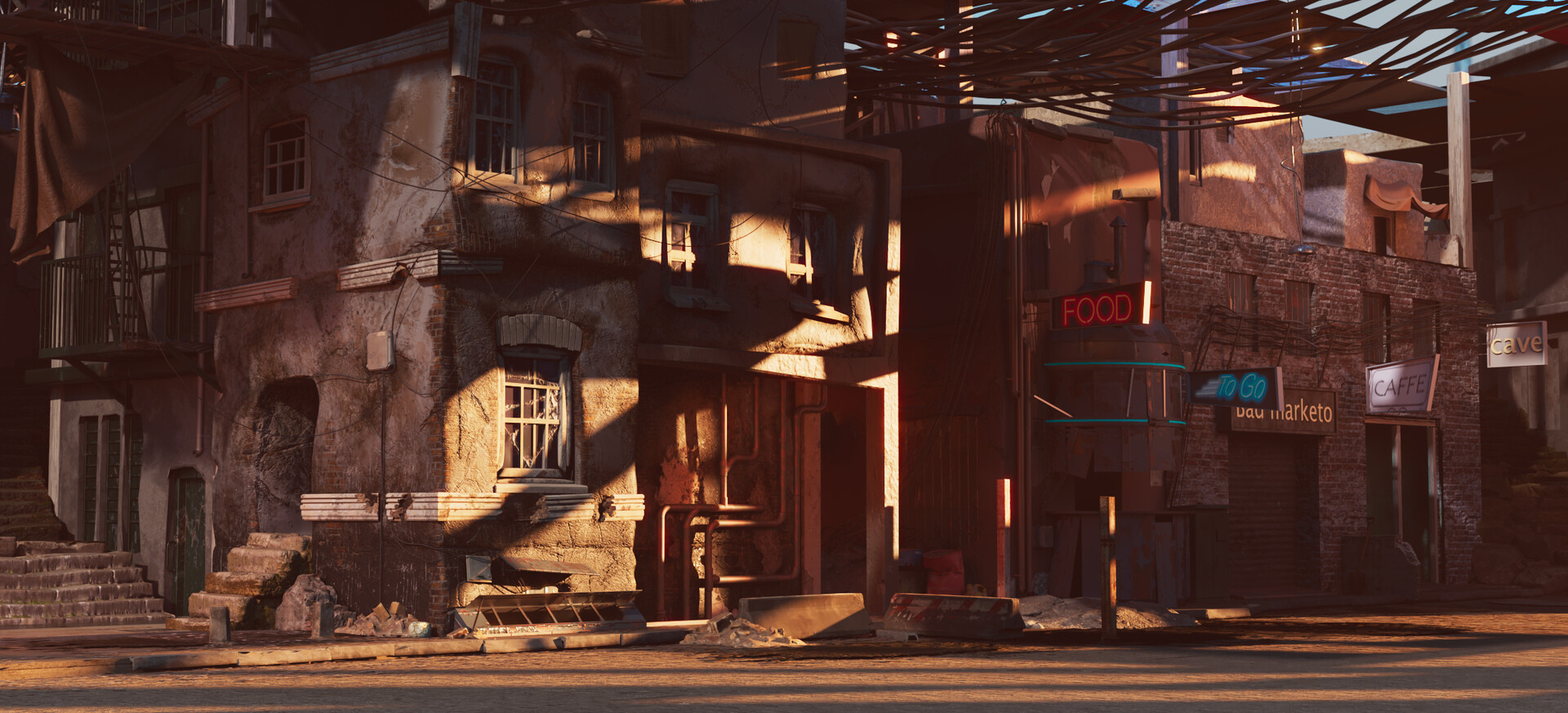 ArtStation - old house after war modeling and texturing