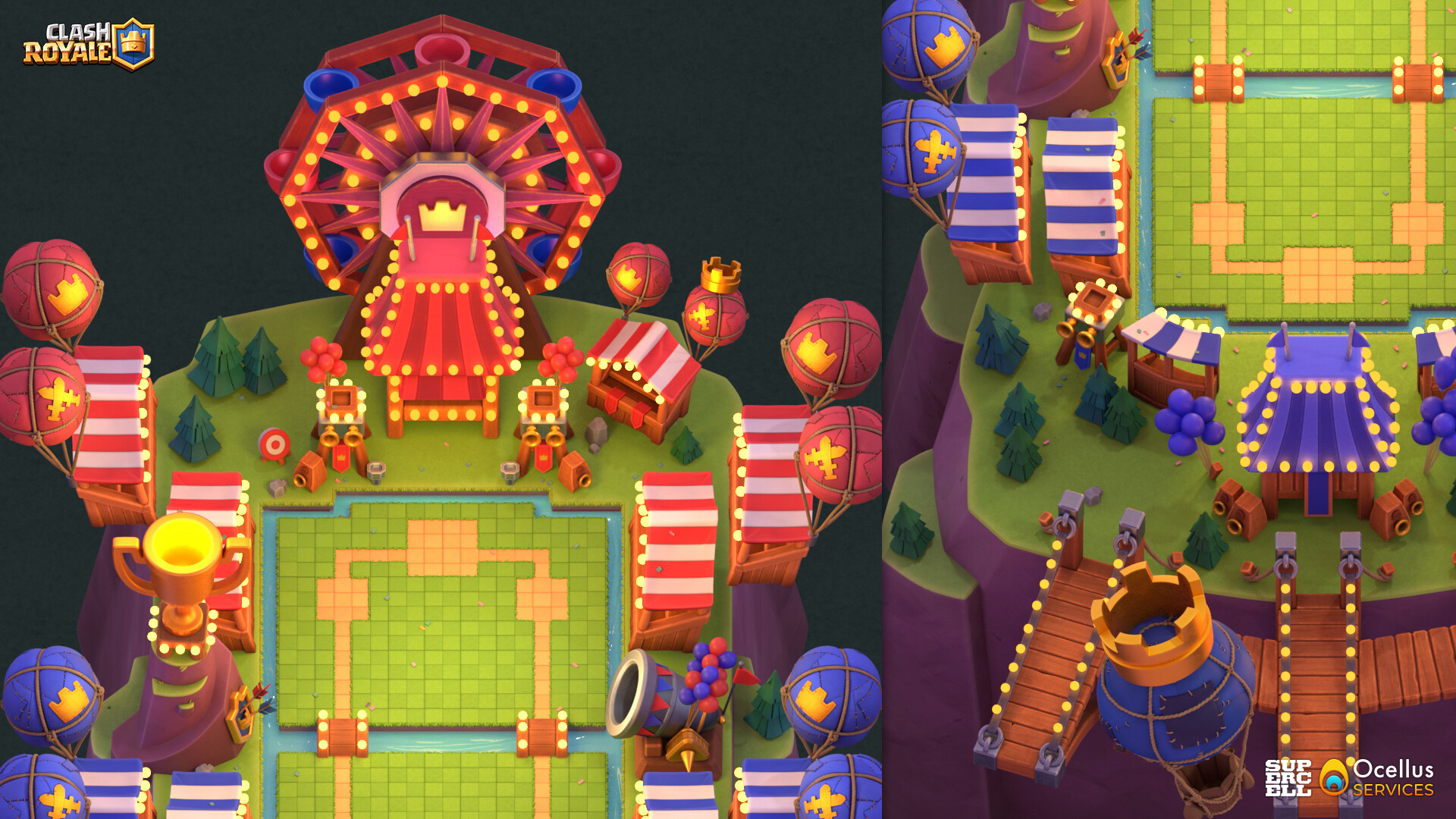 Ocellus - SERVICES - Clash Royale - Season 39 : Clash Fest Village Arena