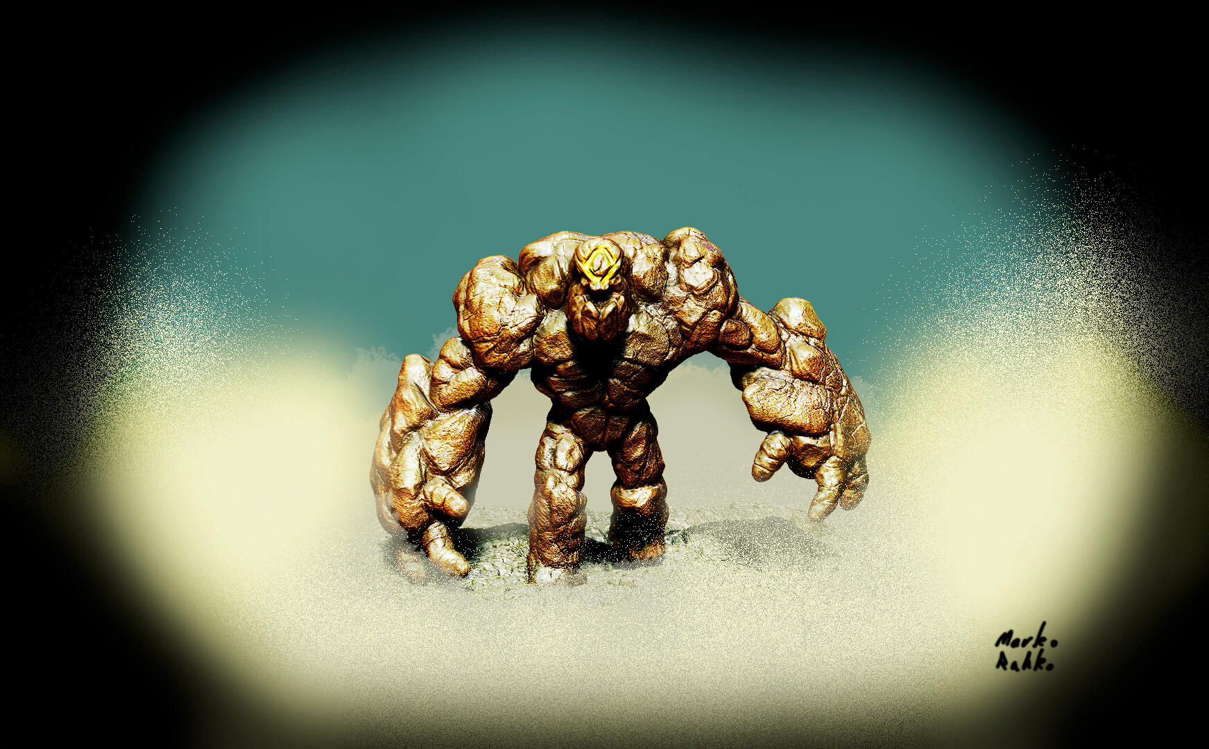 ArtStation - Desert Golem