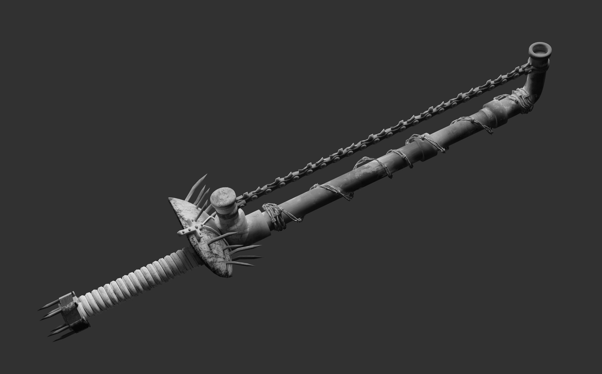 Adam Betts - Post Apocalyptic Pipe Sword