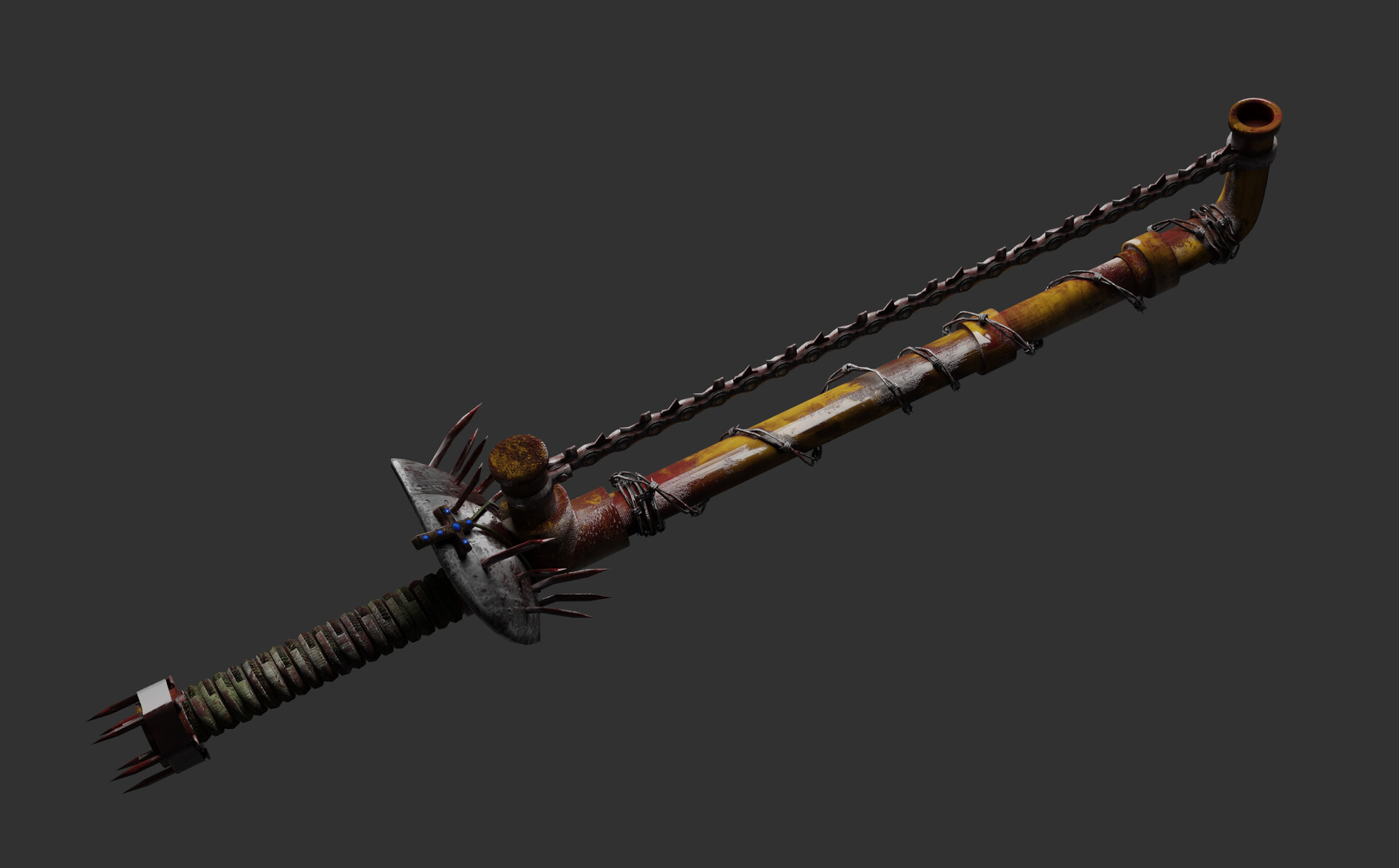 ArtStation - Post Apocalyptic Pipe Sword