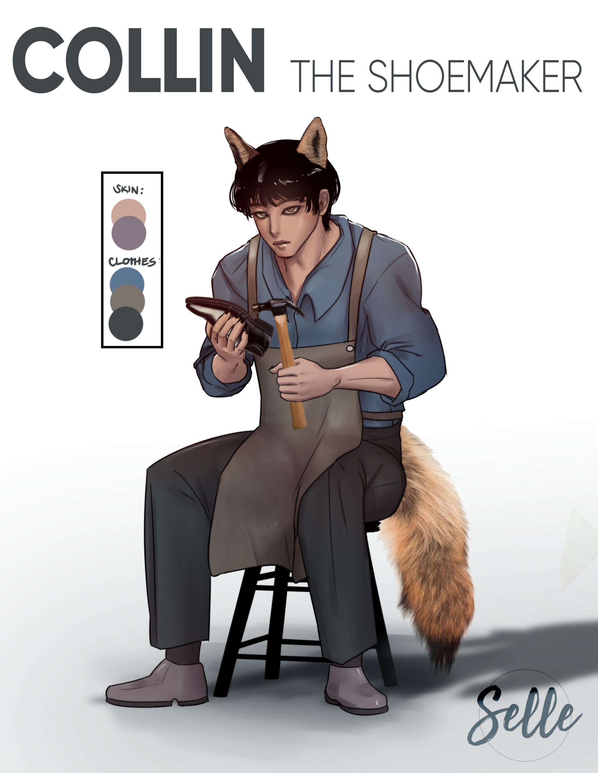 ArtStation - Character Design - Collin (OC)