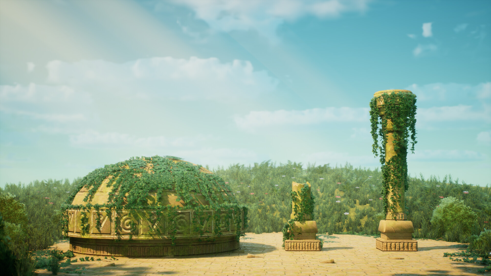 Maximilian Rupp - Temple ruins