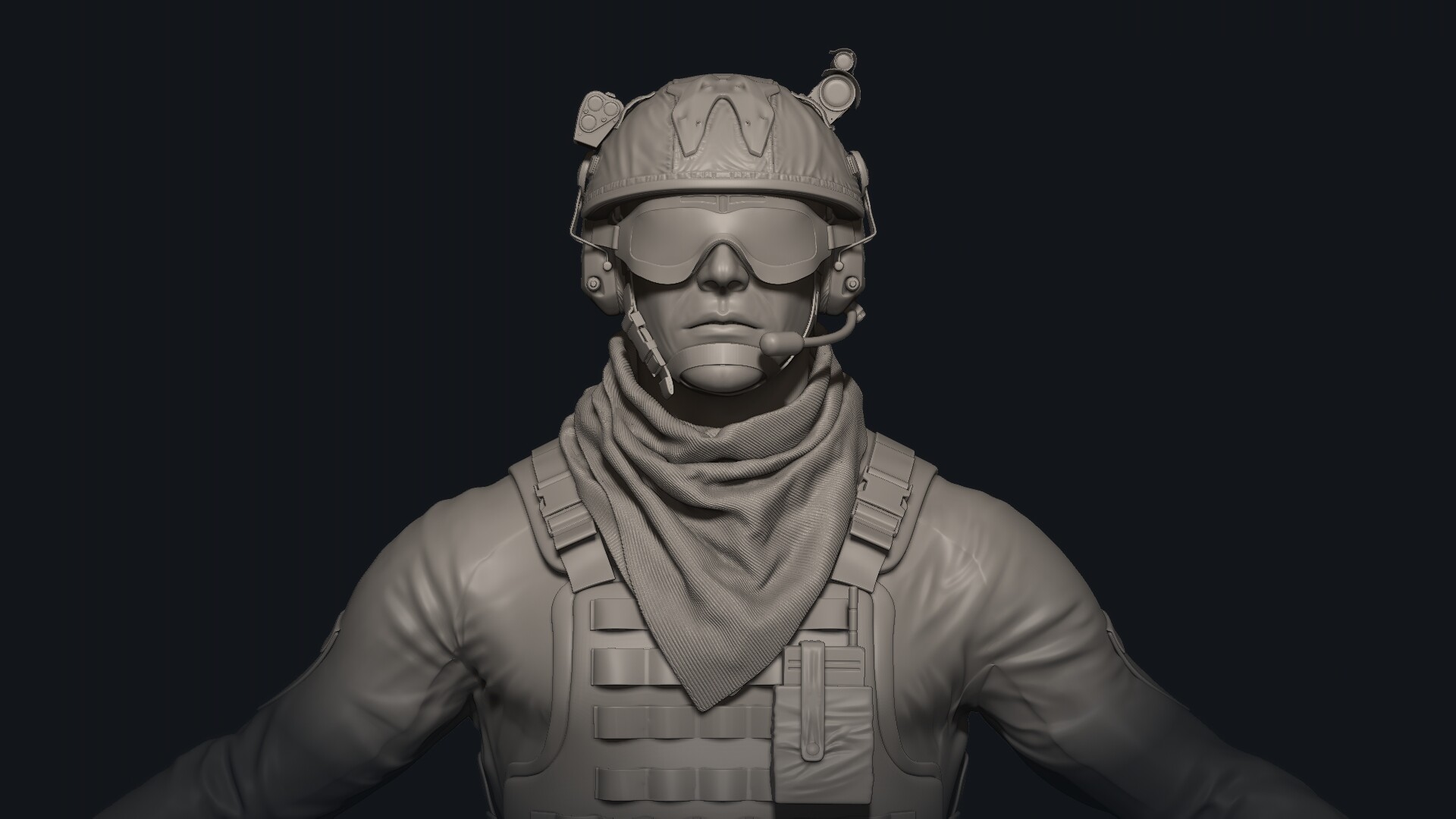 ArtStation - W.I.P Army Soilder