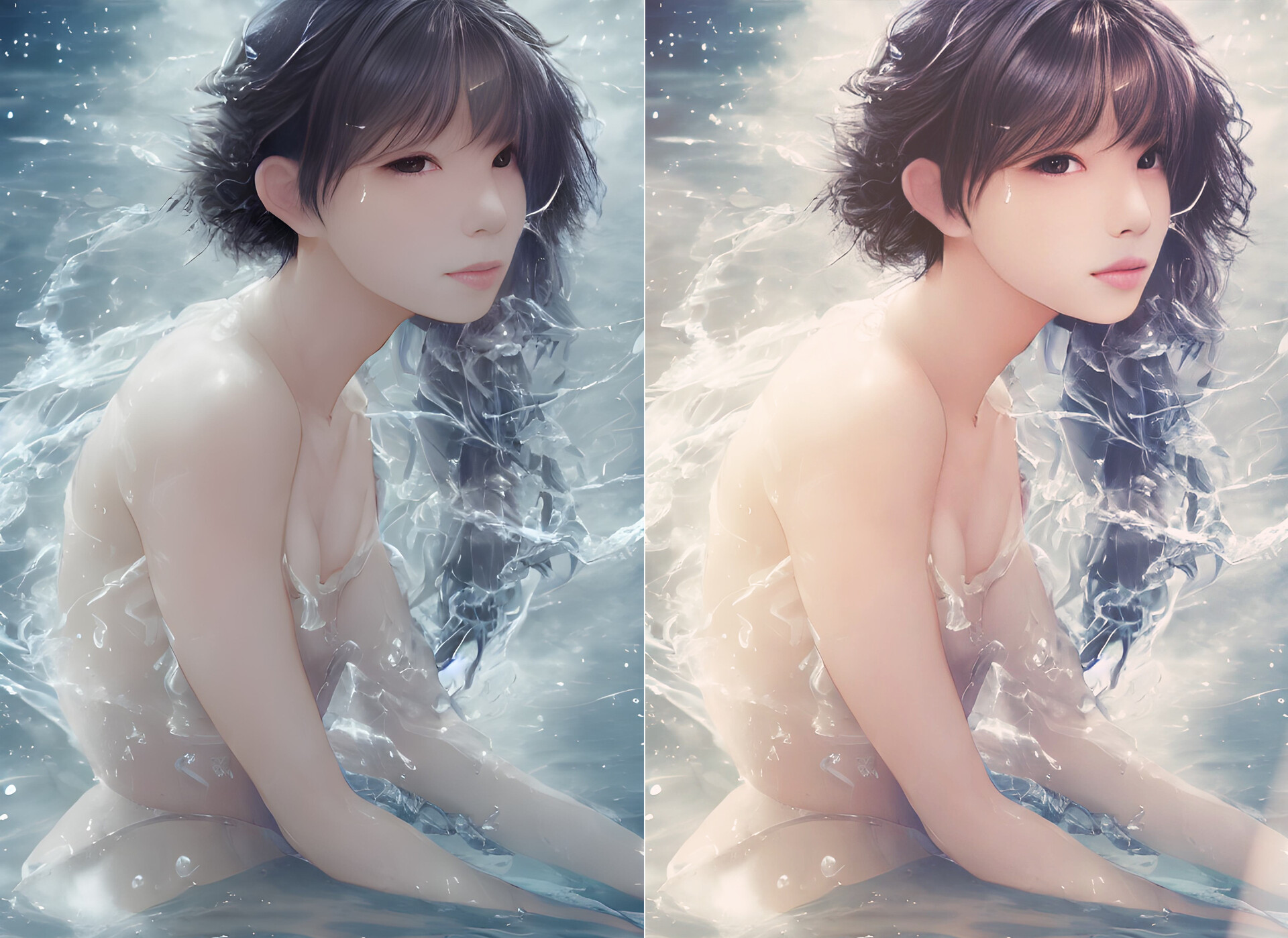 minamik - Goddess of Aqua - Behind the scene