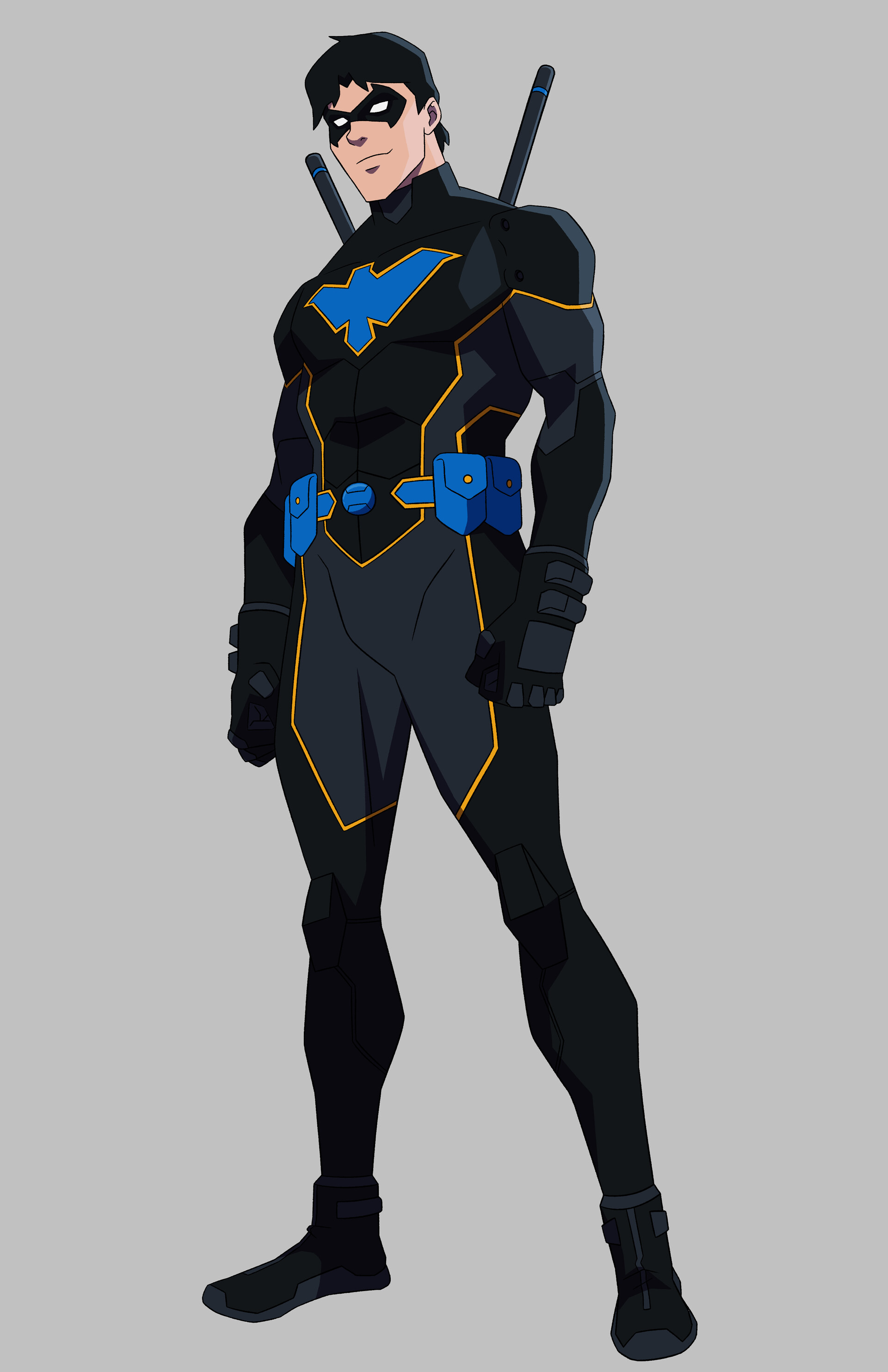 Nightwing Young Justice Season By Phil Cho On Deviantart