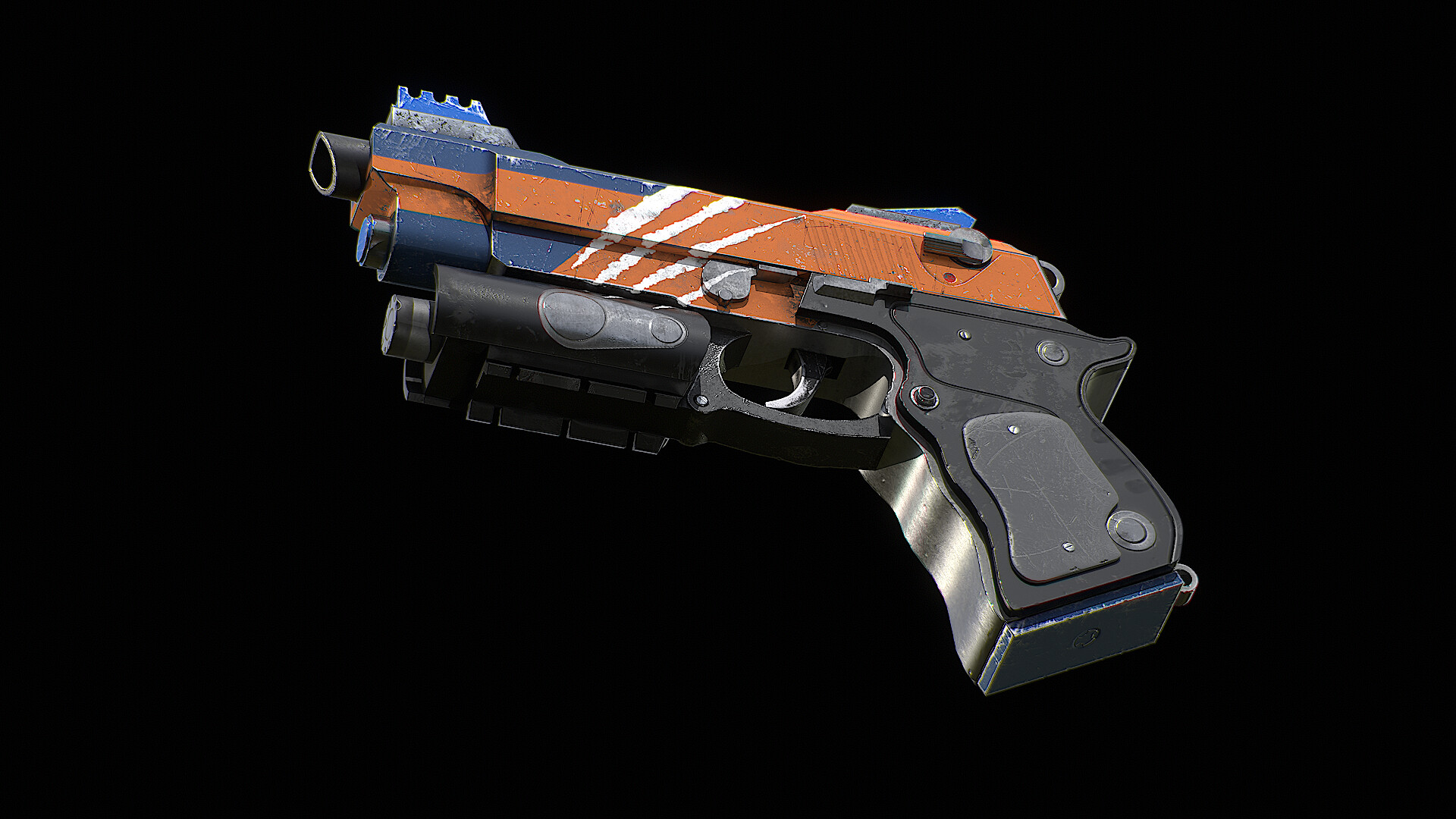 ArtStation - Grunge pistol