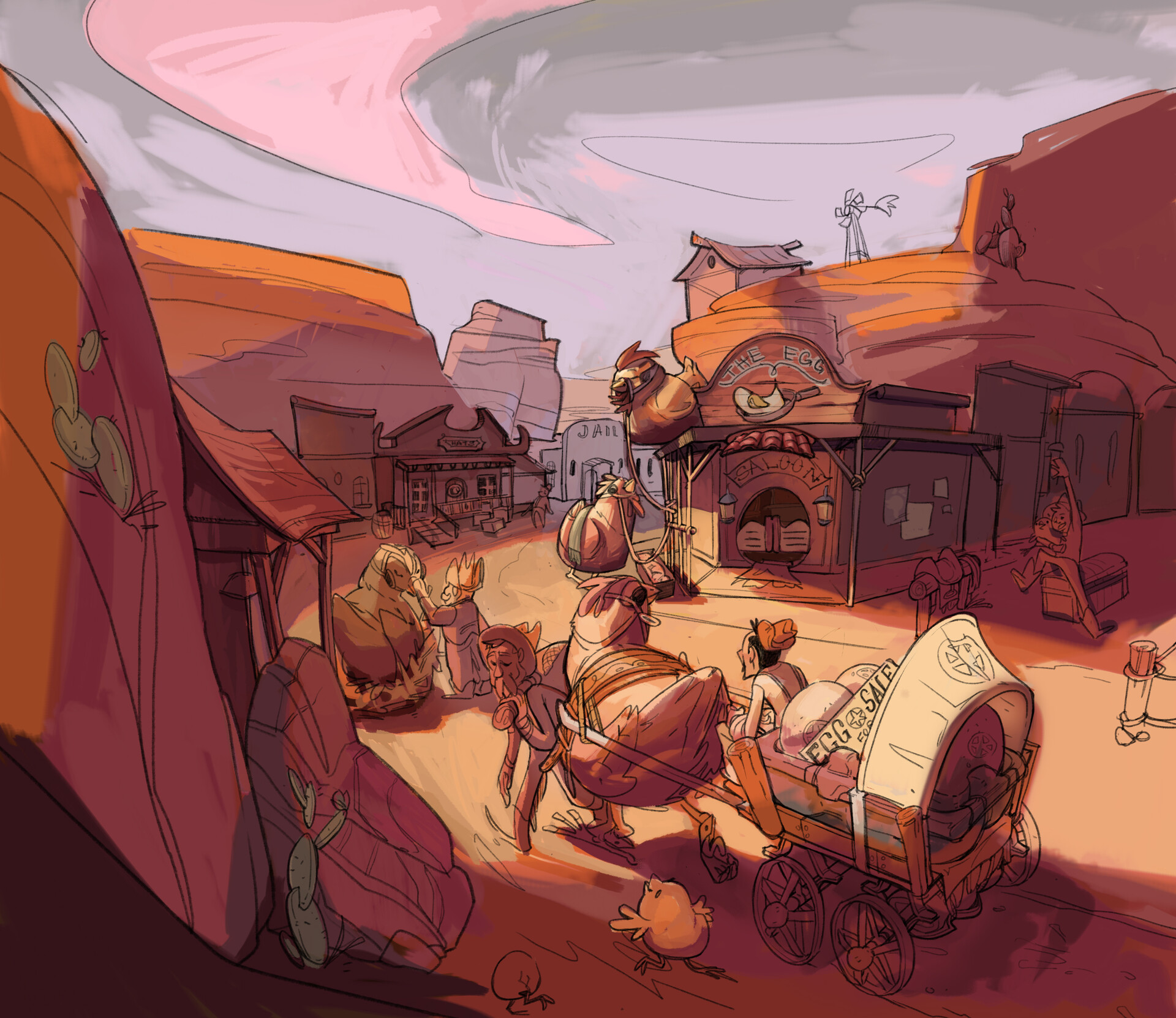 ArtStation - The Chicken Cowbois