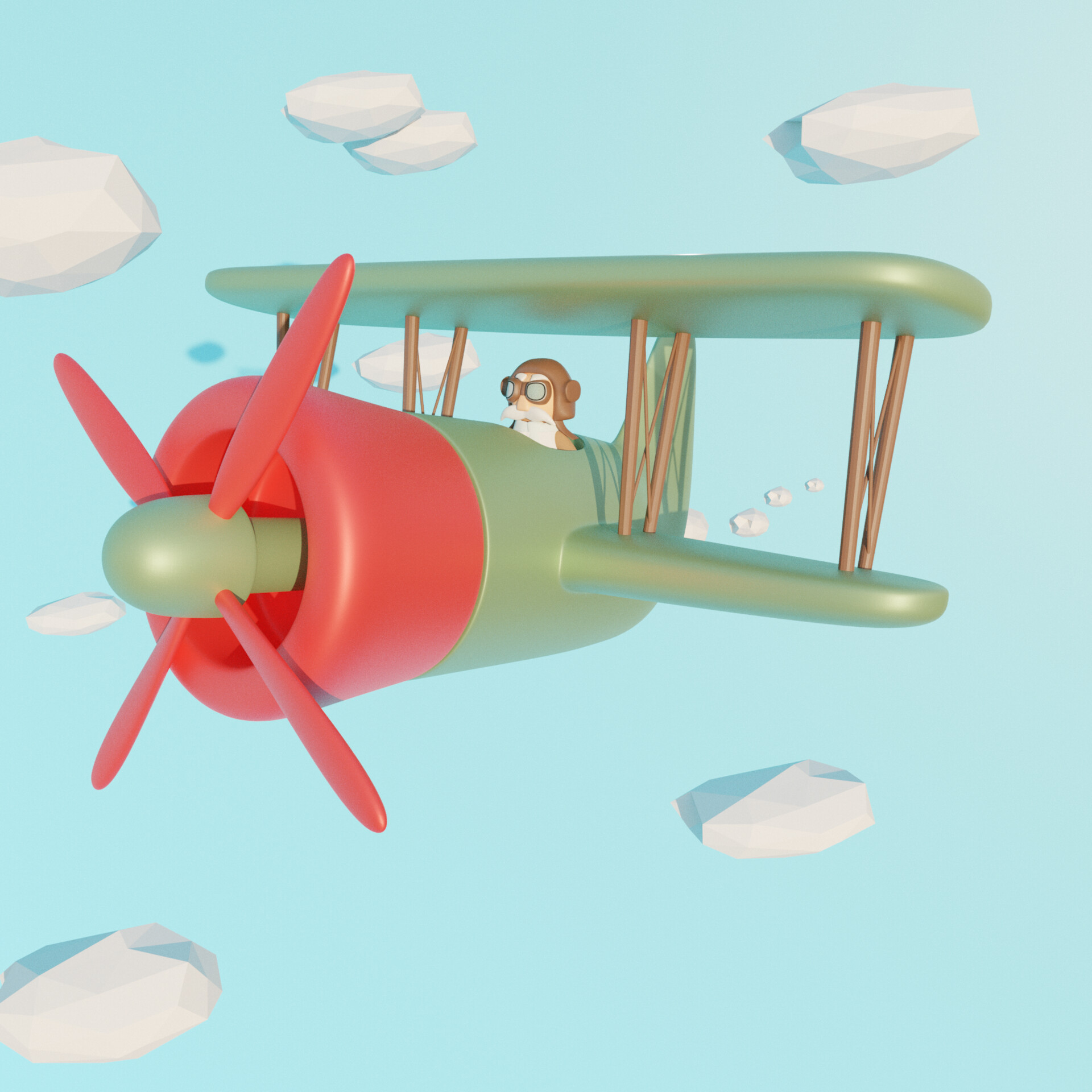 Francesca Volpi - Pilot flying on his plane