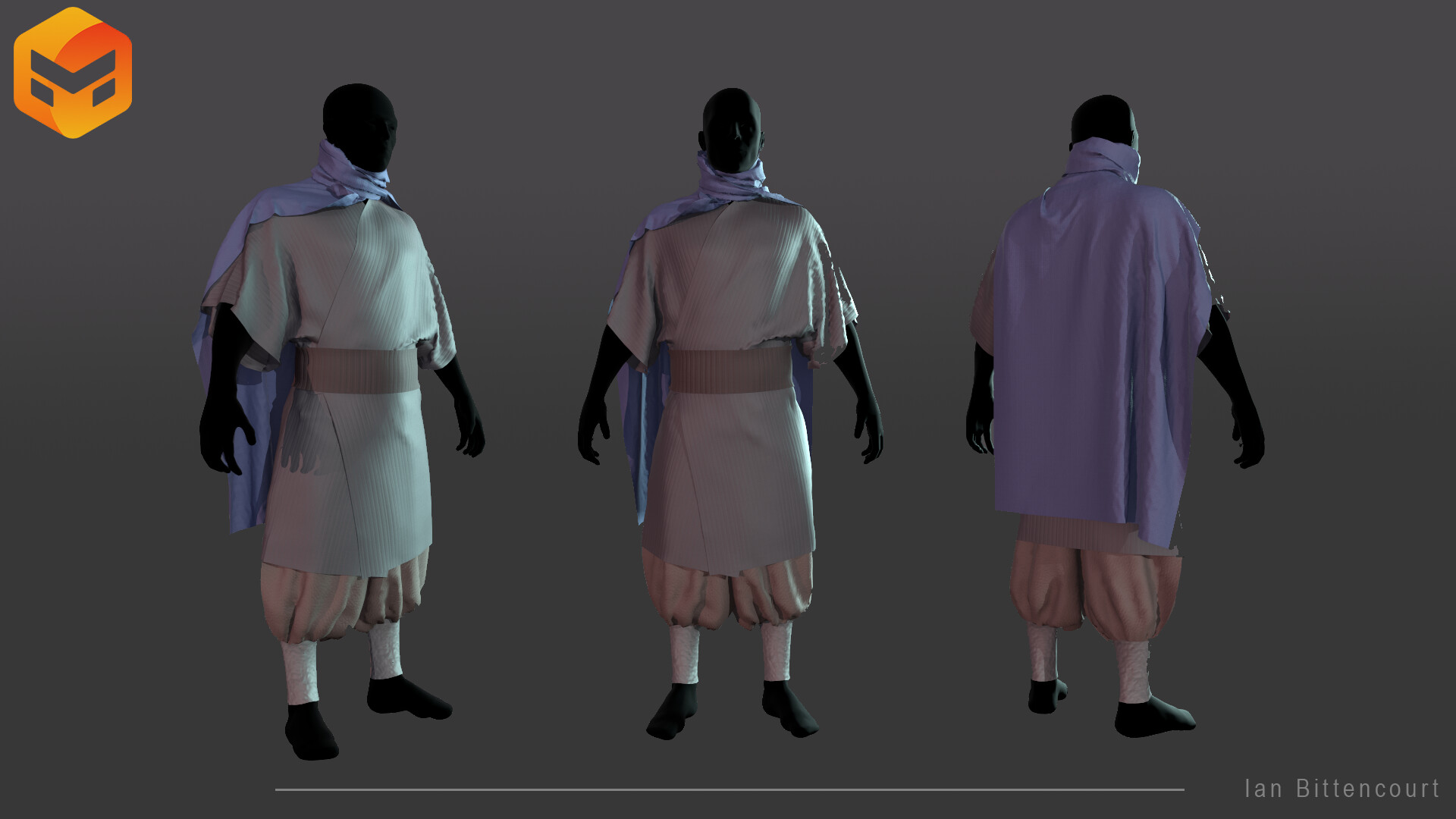 ArtStation - Samurai Clothes WIP